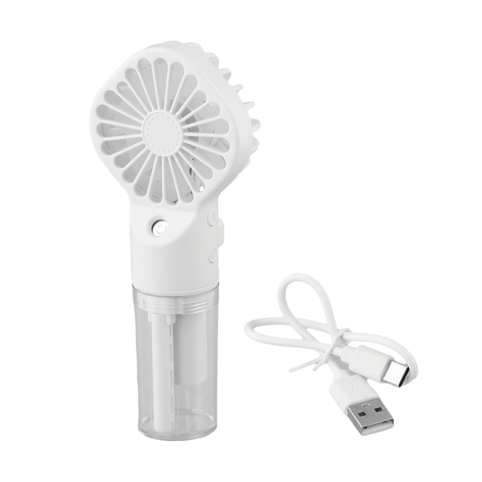 Sheng Yi Portable Spray Mist Fan Mini Hand-held Desk Cooler 4 Speed USB ...