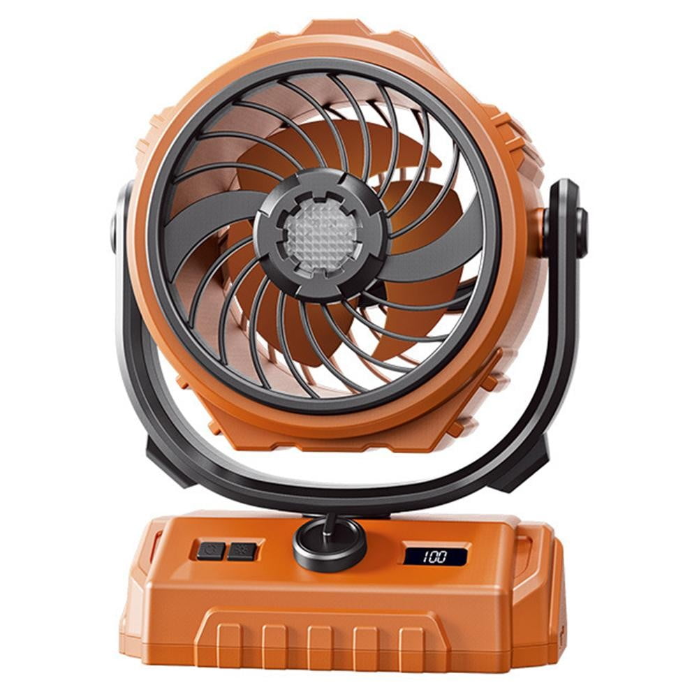 Sheng Yi Powerful 6-Inch Outdoor Fan with 100-Speed Control & LED Lighting for Camping!,Home ...