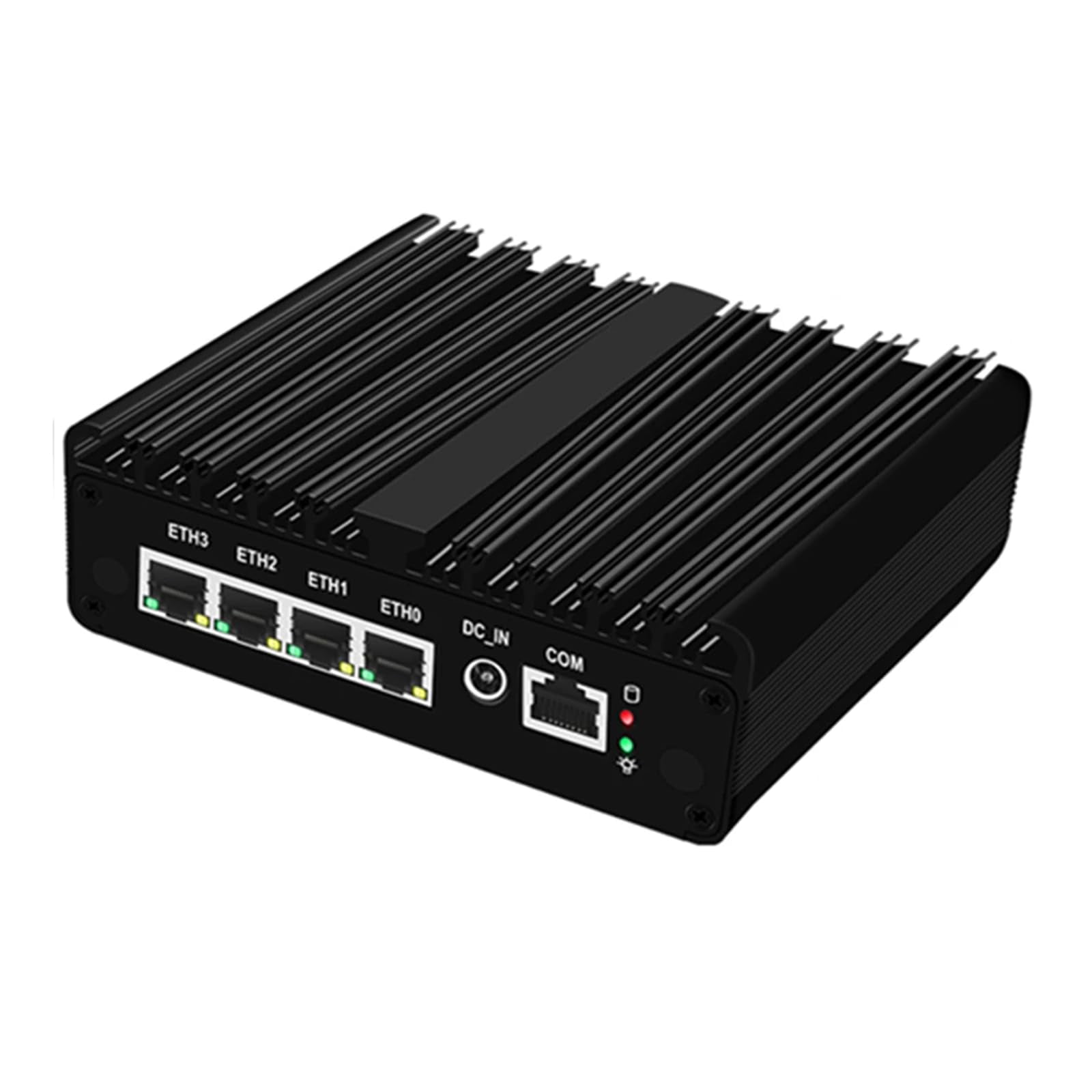 ShengOrigin Fanless Mini PC Twin Lake N150 Firewall Mini PC Router 4 ...
