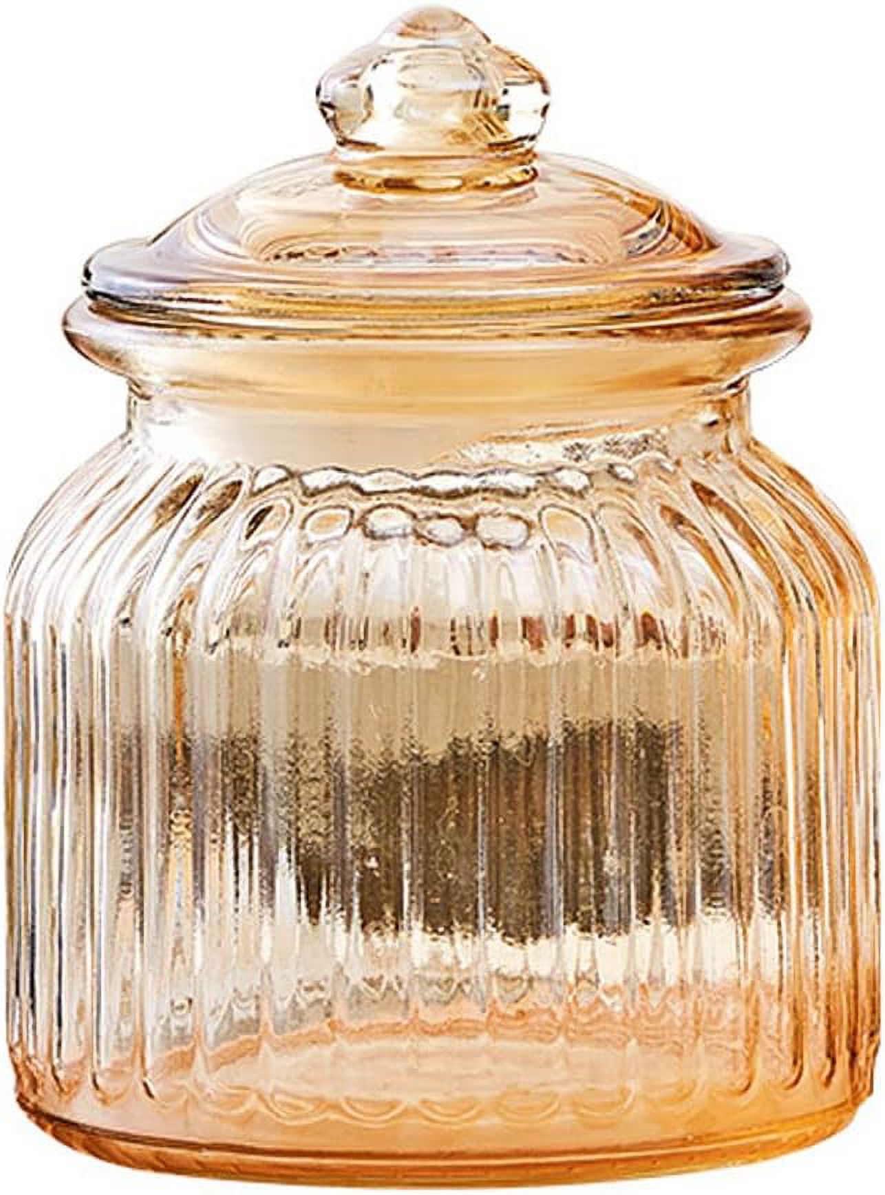 ShengRui Amber Clear Class Sealed Jar Food Storage Jar Candy Jar ...