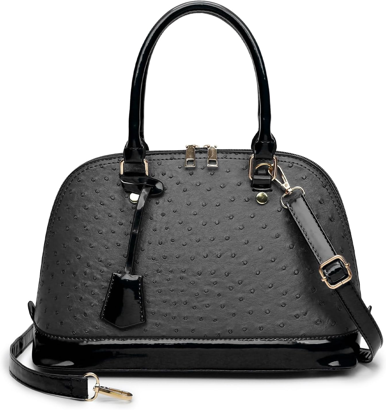 ShengRui Cross Body Bag Purses for Women,Dome Crossbody Handbag PU ...