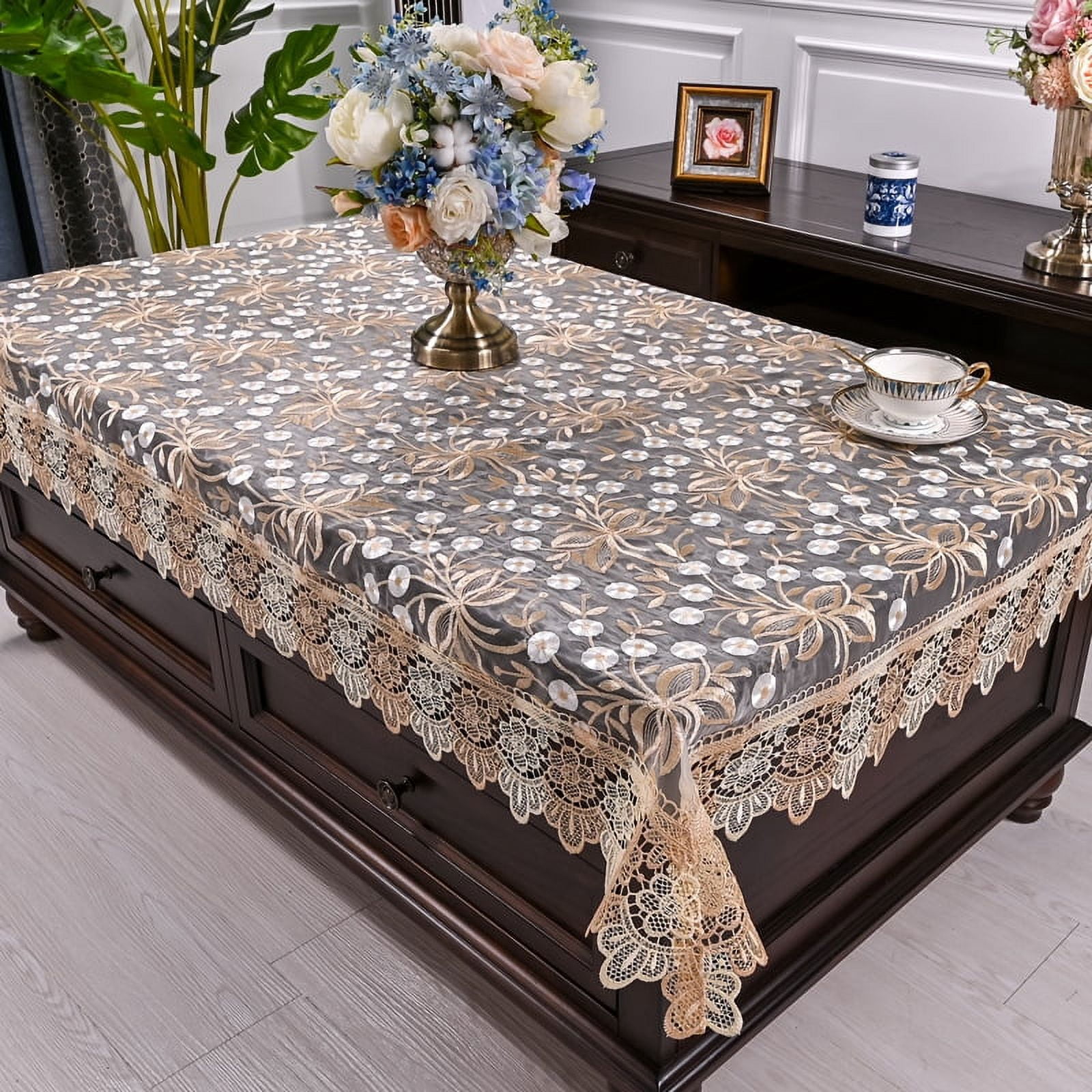 ShengRui European -Style Coffee Table Cloth Modern Simple Rectangular ...