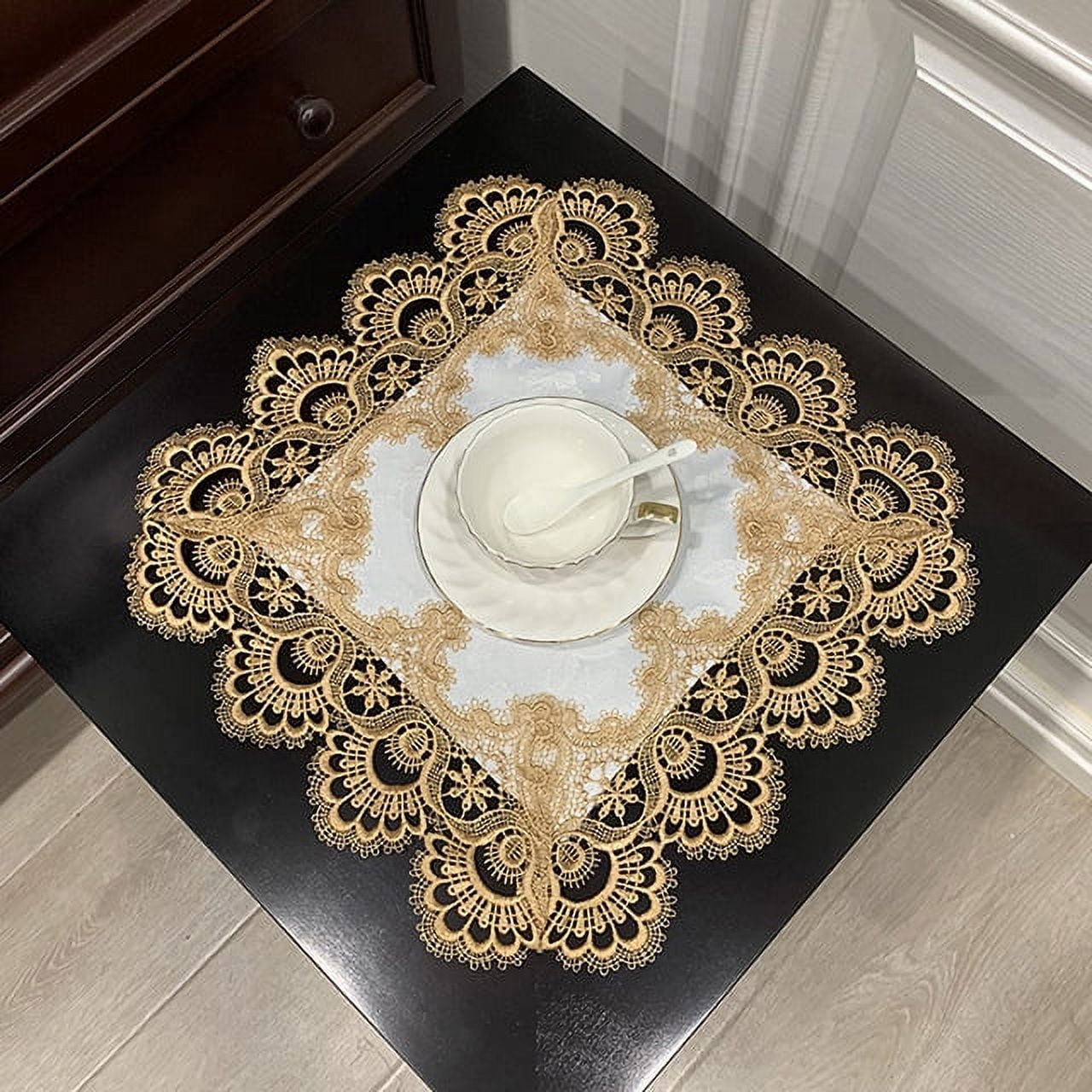 ShengRui Lace Horns A Few Tables Of Cloth French Coffee Table Small ...