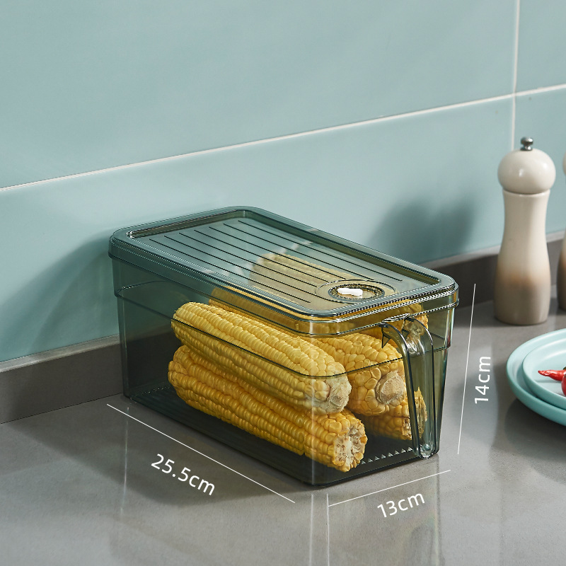 ShengRui Refrigerator Storage Box Timing Frozen Food Grade With Handle ...