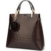 Christian Audigier Gwen Bowler Handbag - Taupe - Walmart.com