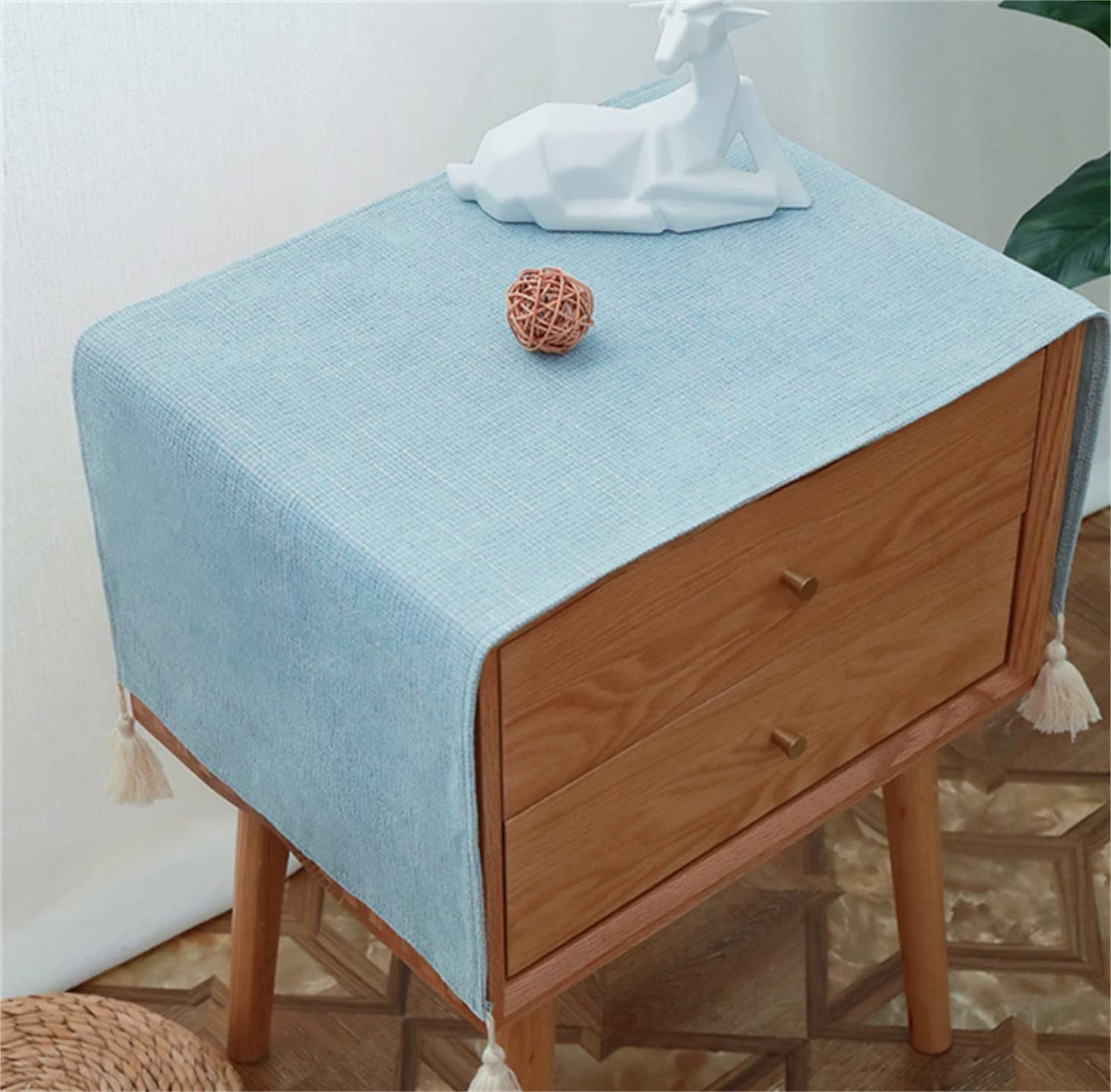 ShengRui Simple Bedside Table Cover Cloth nightstand Tablecloth Cover ...