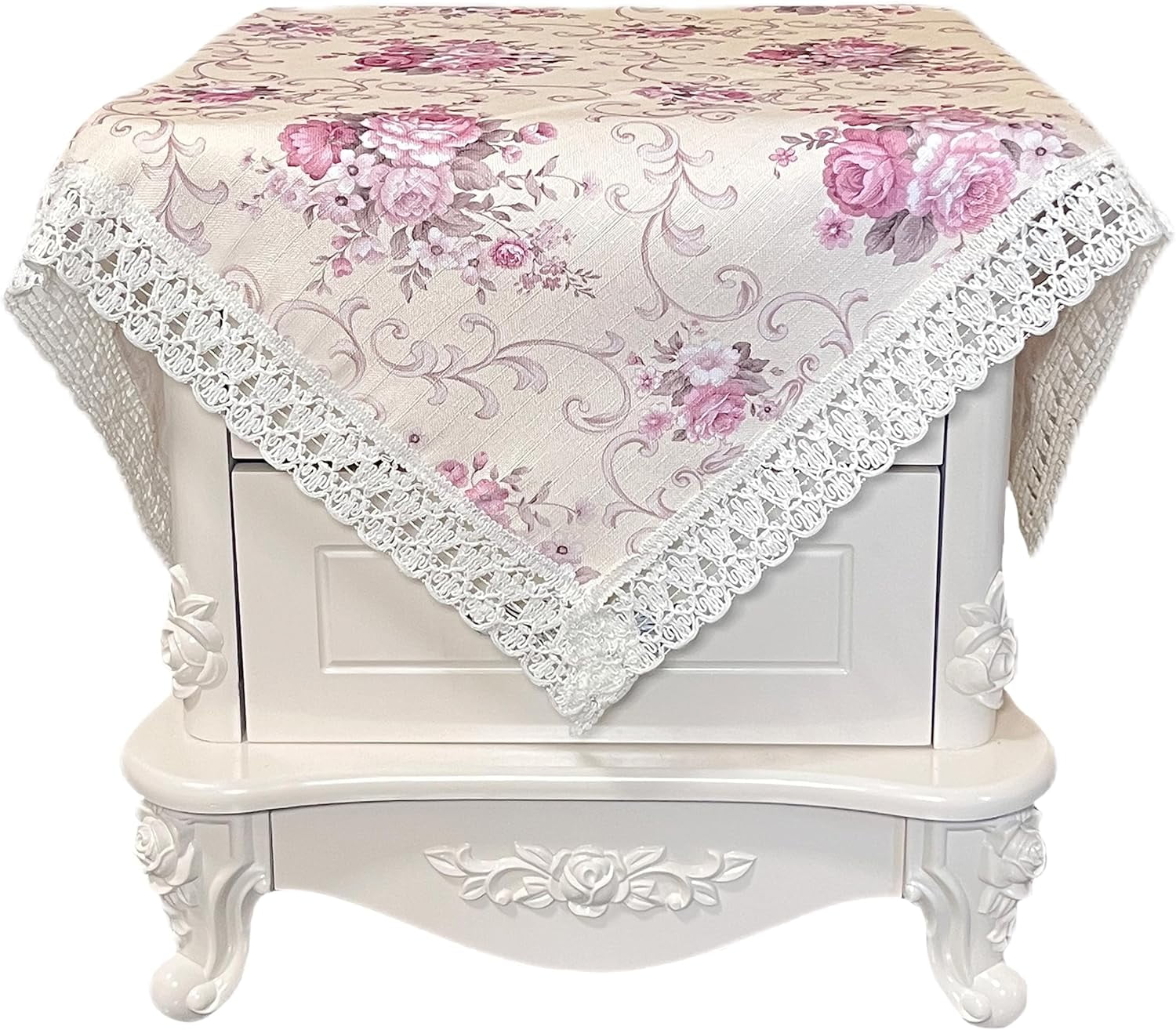 ShengRui Square Nightstand Tablecloth,Bedside Tablecloth,End Tablecloth ...