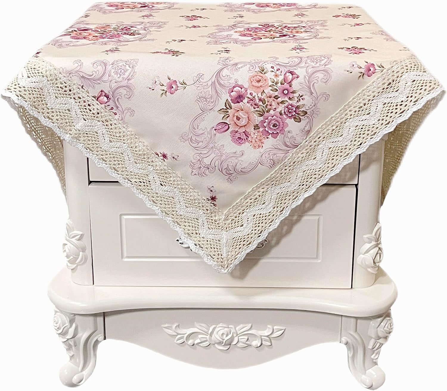 ShengRui Square Nightstand Tablecloth,Bedside Tablecloth,End Tablecloth ...