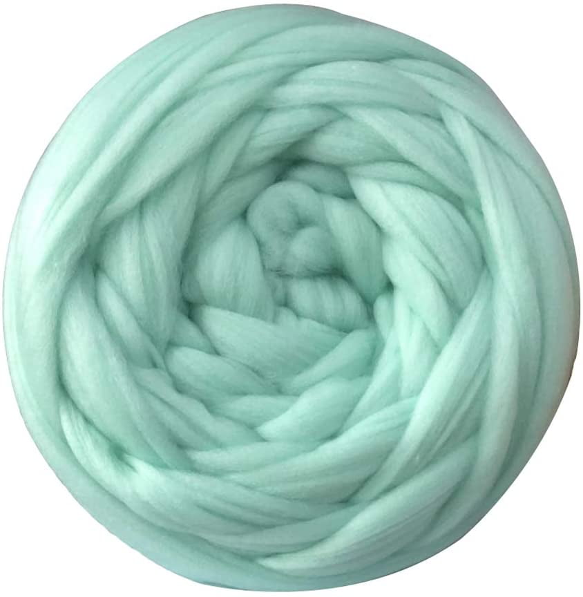 ShengRui Super Chunky Yarn Merino Wool Alaternative Bulky Roving for ...