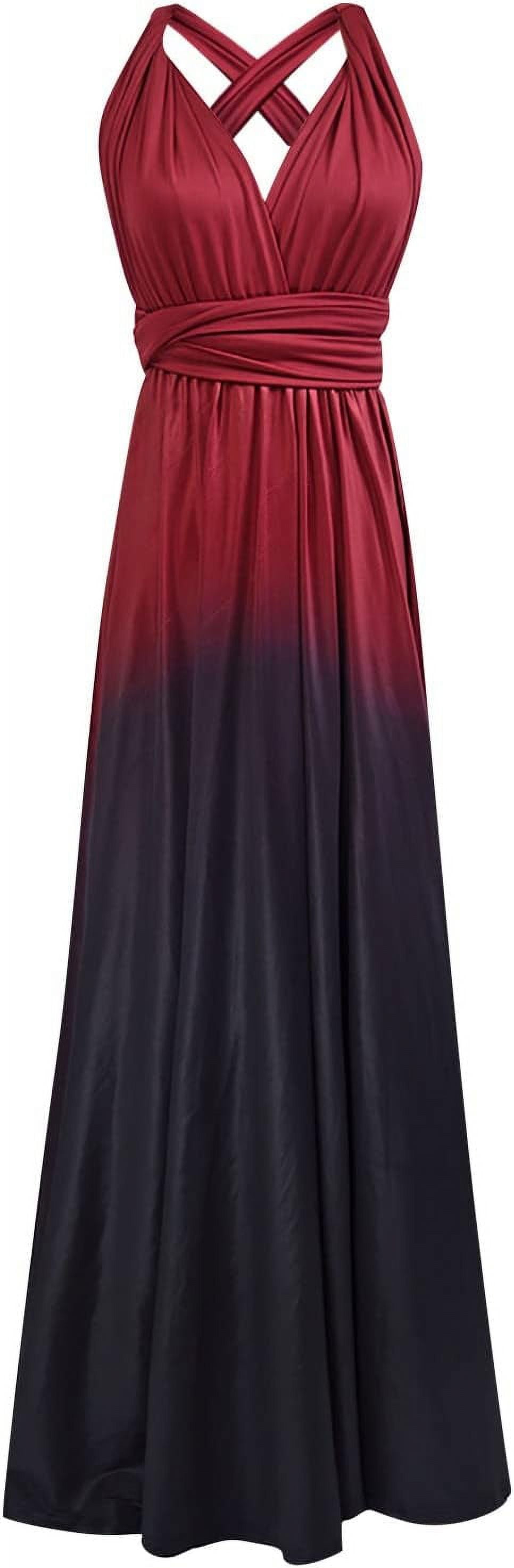 ShengRui Women Infinity Convertible Multi Way Wrap V-Neck Wedding ...