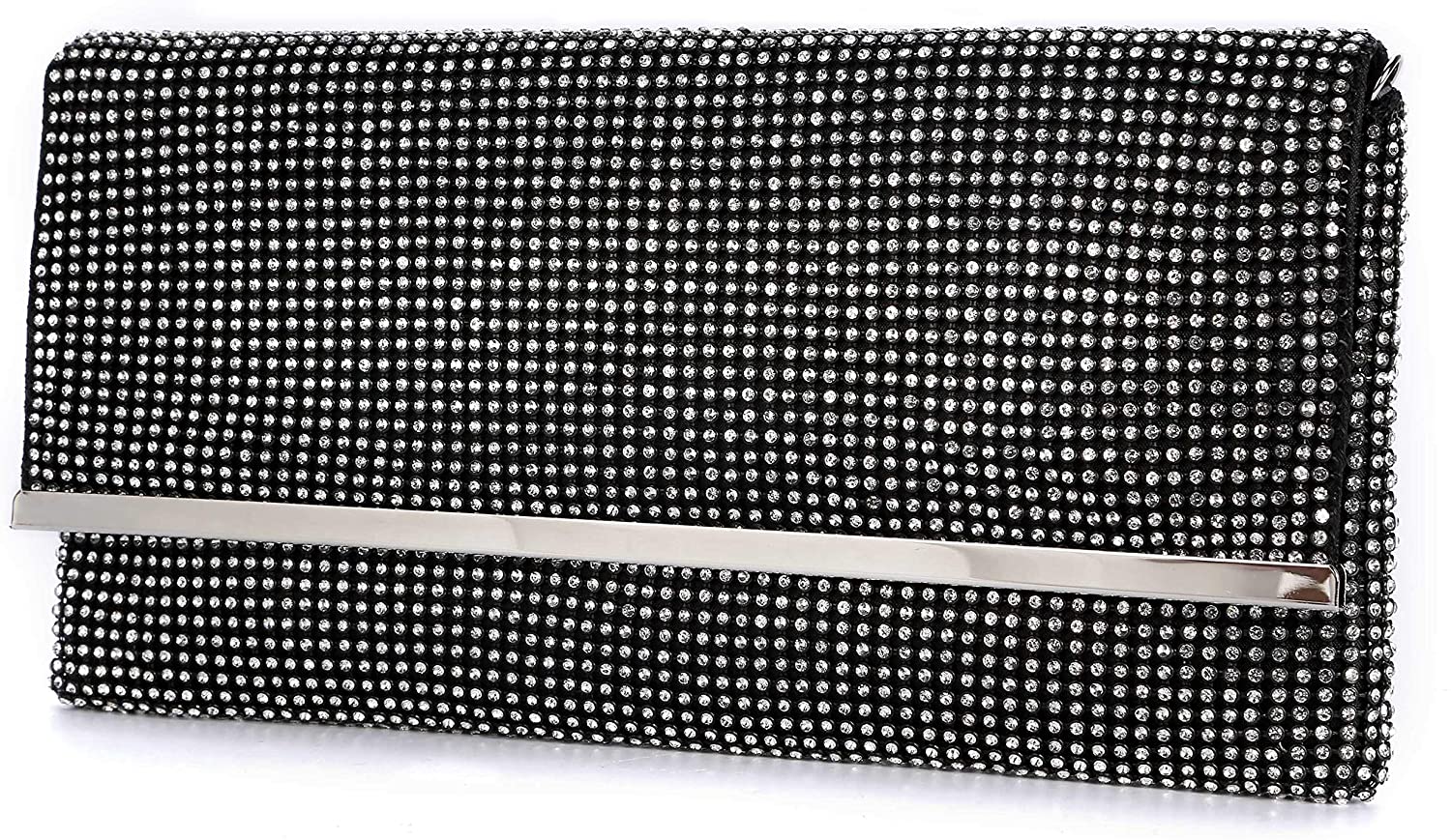 ShengRui Women's Soft Rhinestone Crystal Evening Clutch Bags Bling ...