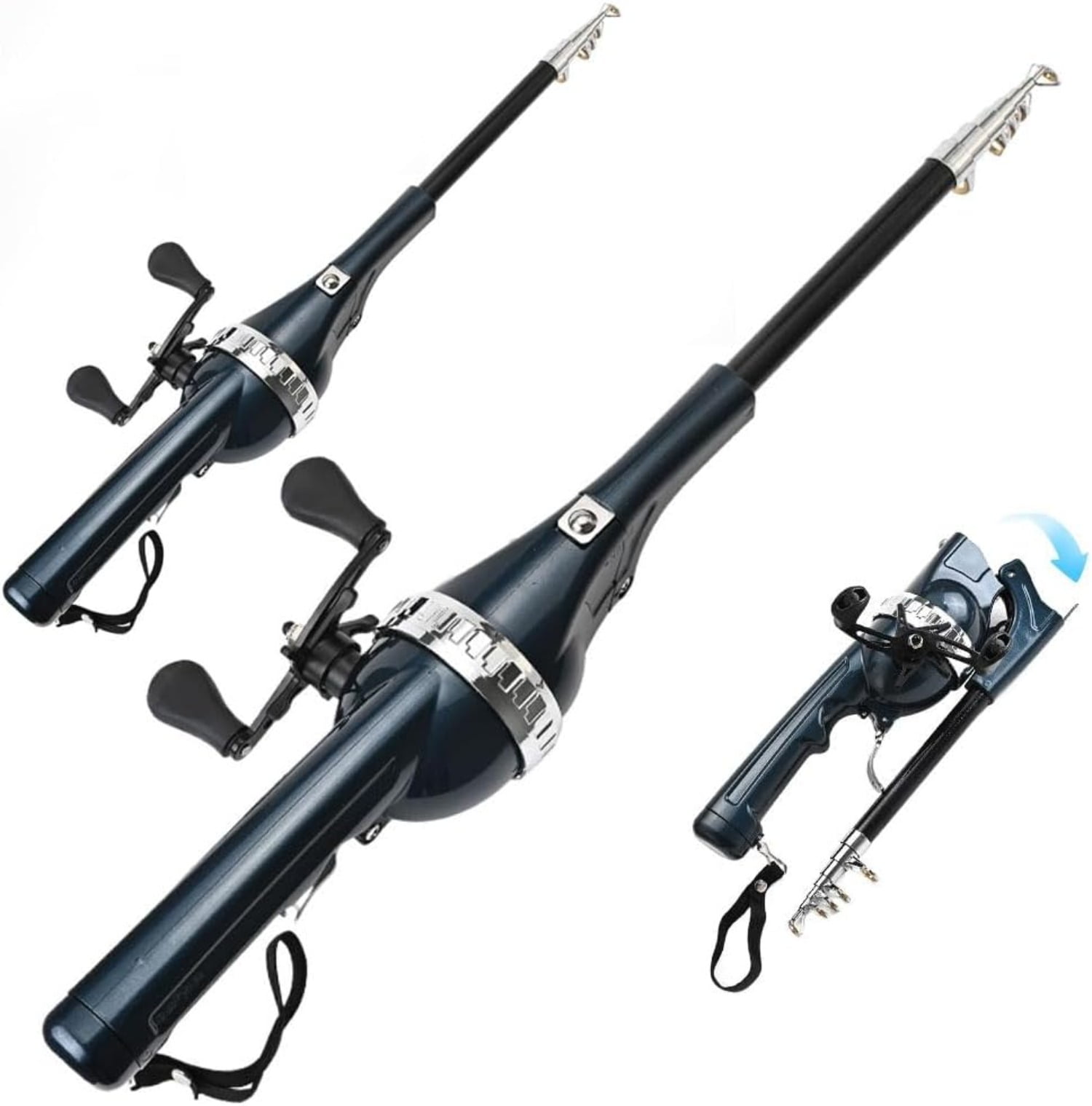 ShengVisions 2025 Upgraded Folding Fishing Rod - Portable Telescopic ...