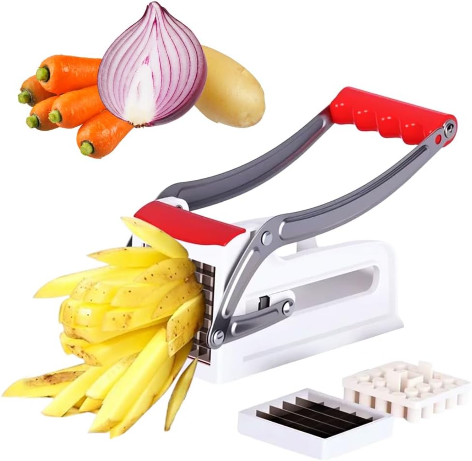 ShengVisions Professional Manual Fry Cutter - Rustproof Stainless Steel ...
