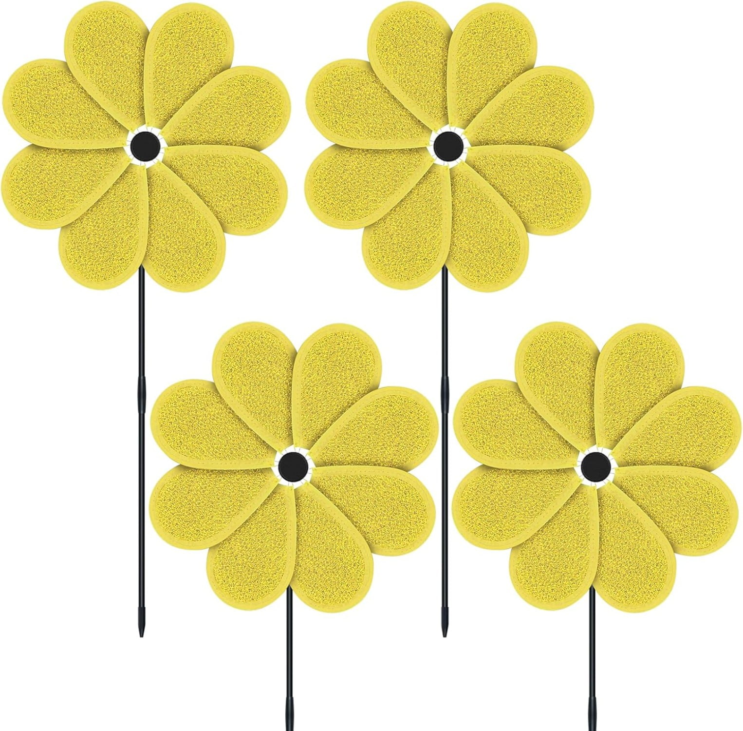 ShengVisions Sparkling Rainbow Wind Spinners - 4 Pack Oversized 28 ...