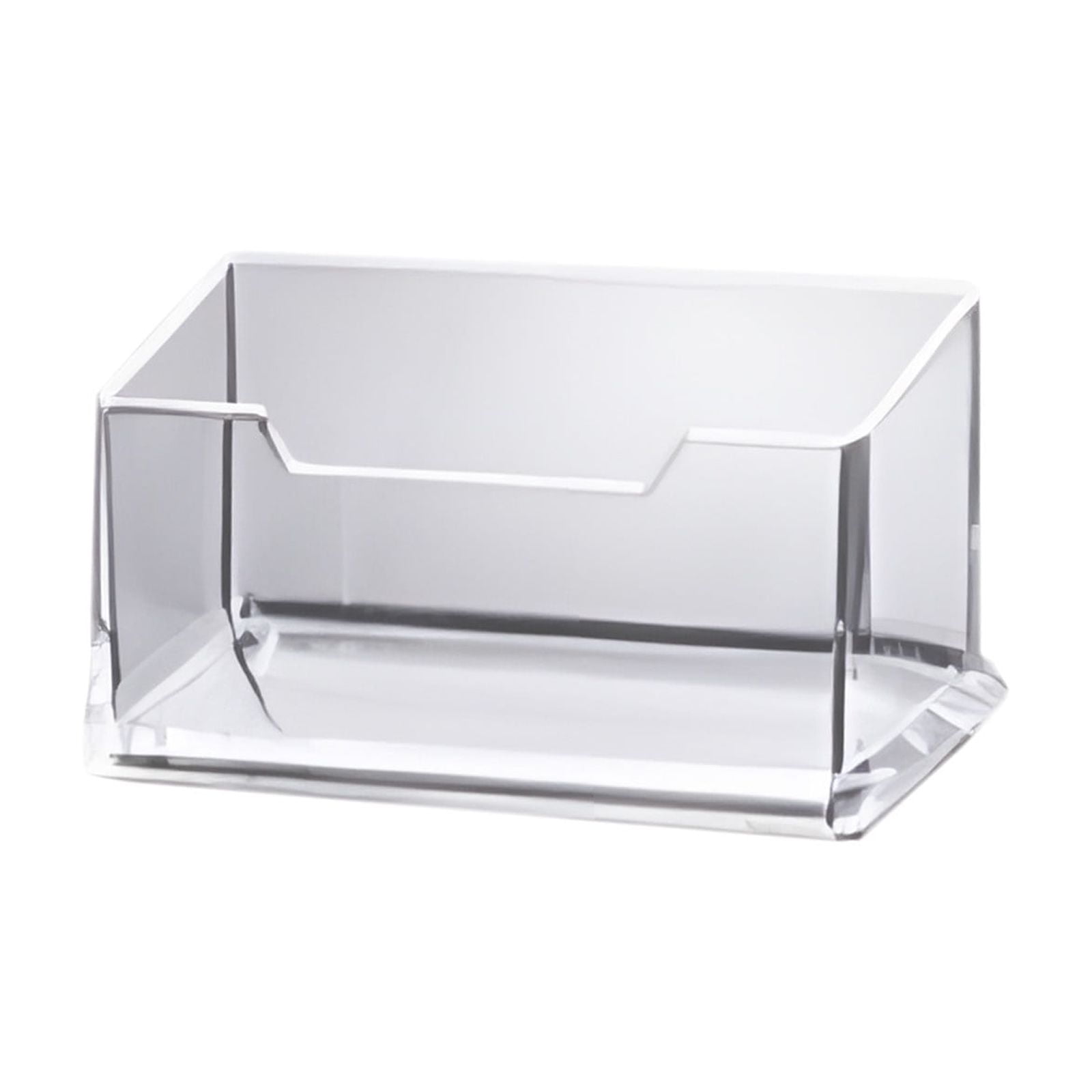 ShengapQ Transparent Business Card Storage Box, Business Card Holder ...