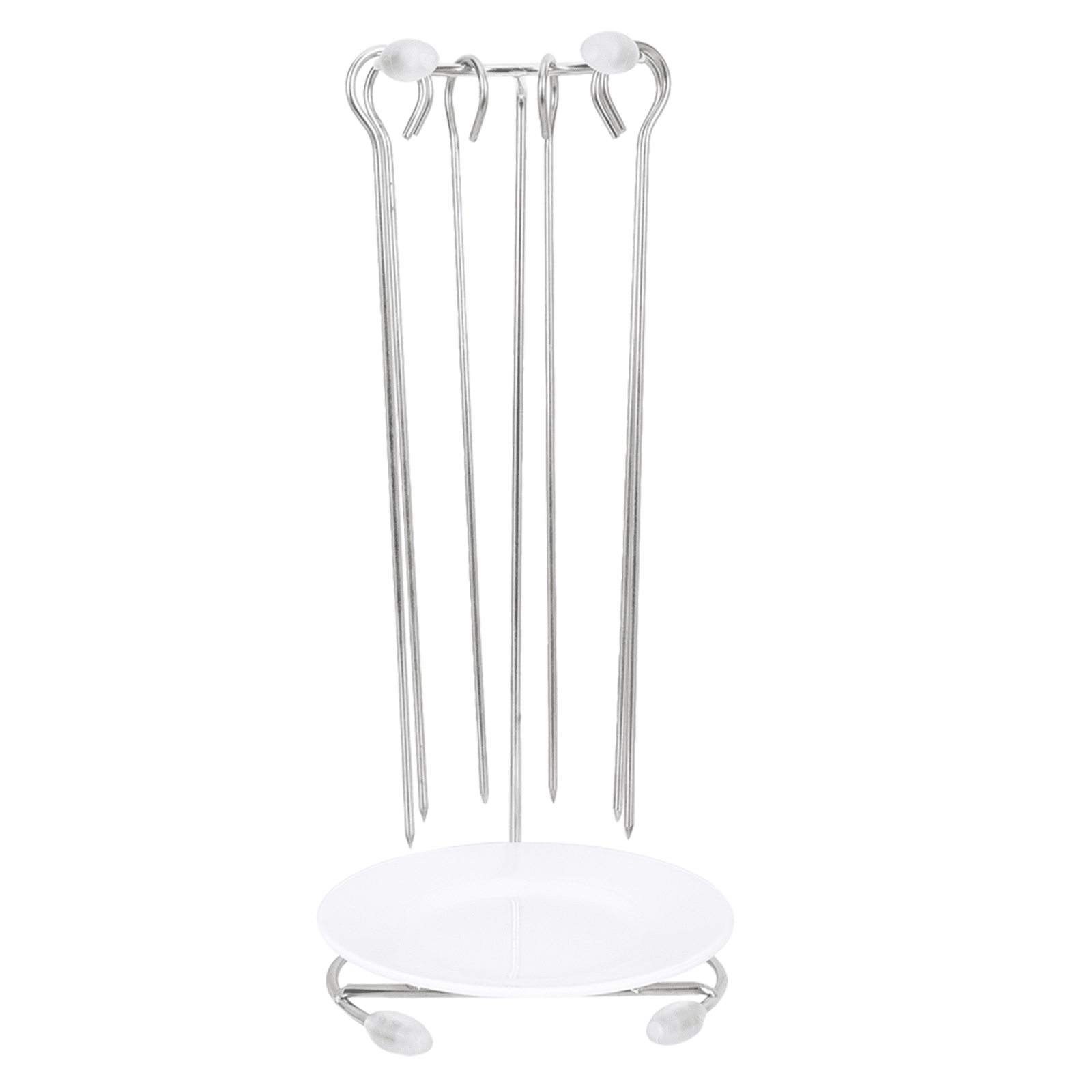 FOMIYES Kabob Skewer Rack Rectangular 1 Set 11x5.5in - Walmart.com