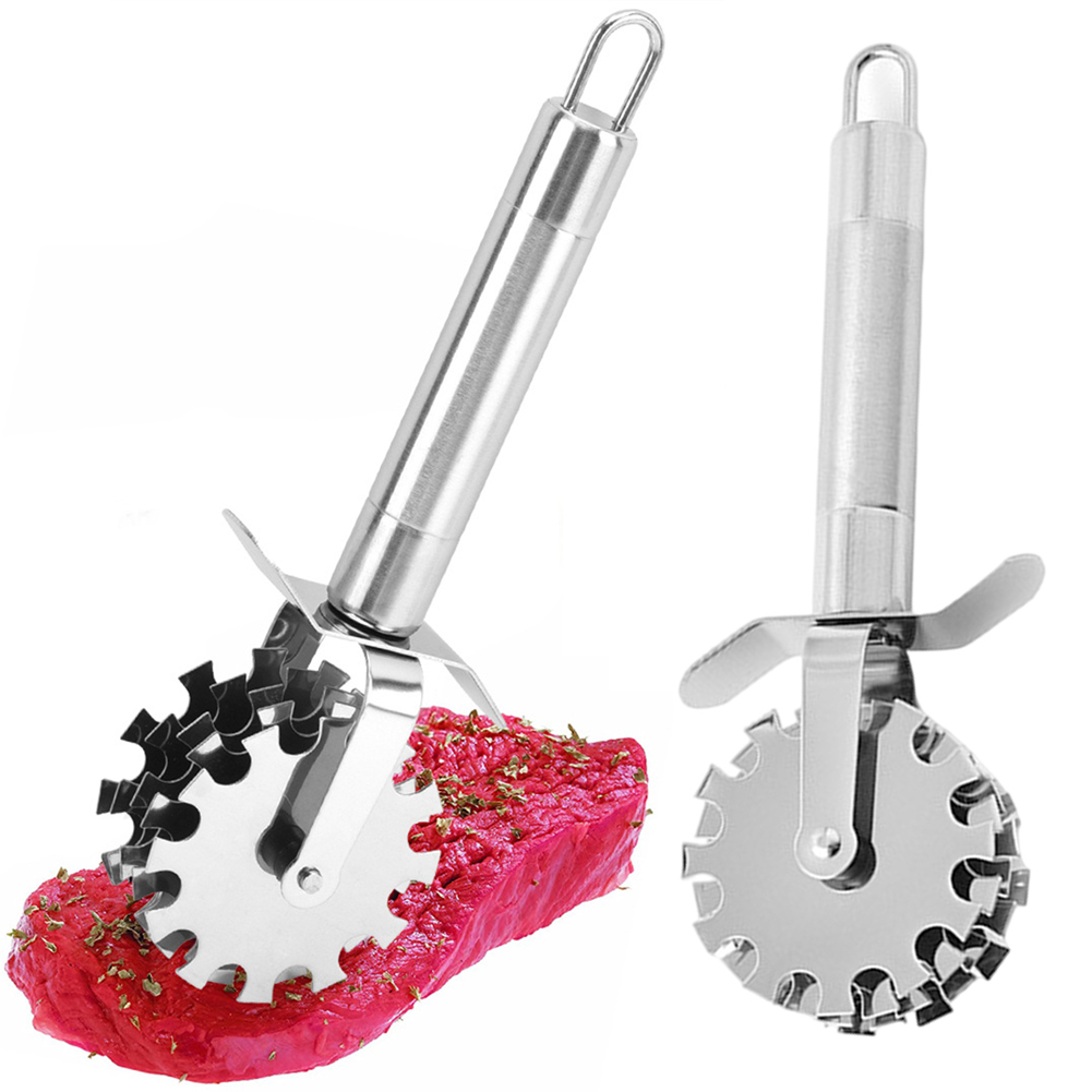 Shenmeida 2PCS Meat Tenderizer Stainless Steel Meat Rolling Hammer ...