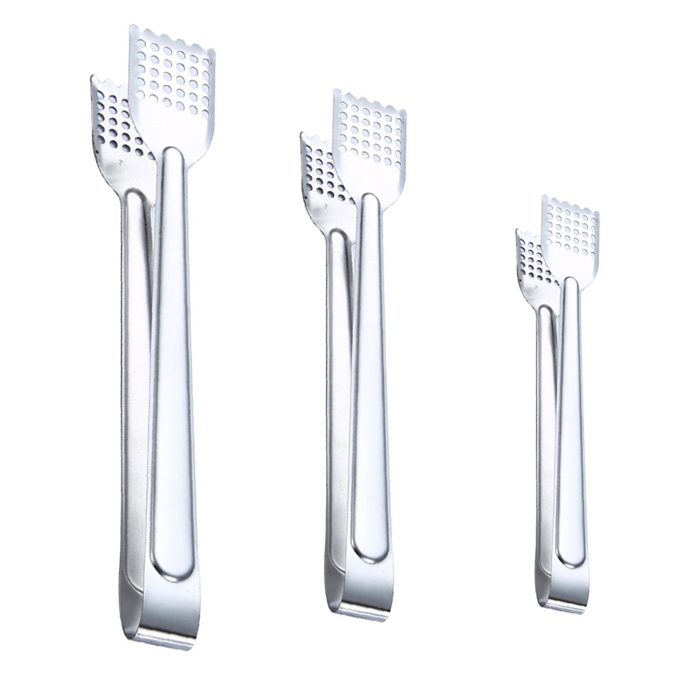 Shenmeida 3Pcs Kitchen Tongs Stainless Steel Buffet Serving Utensils ...