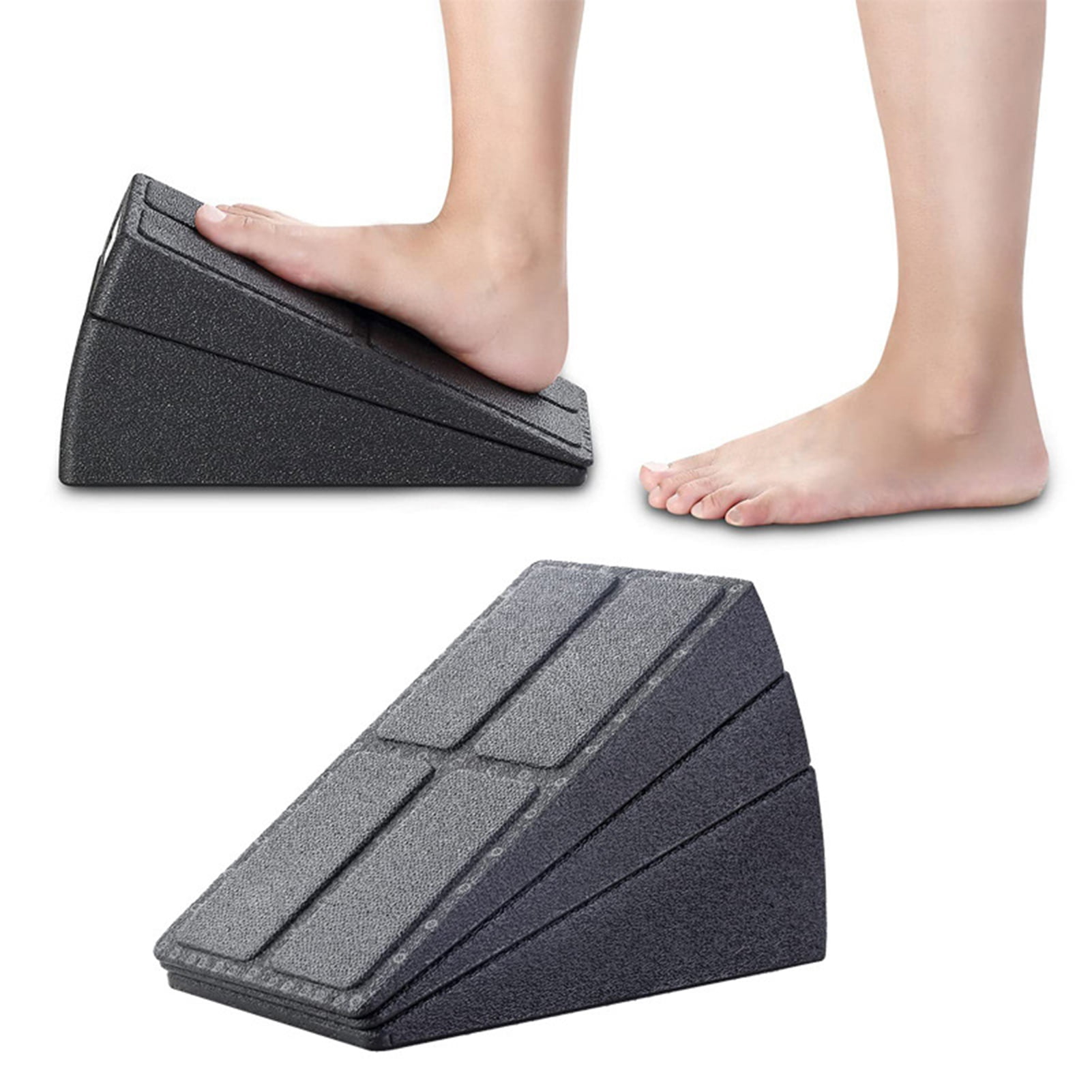 Shenmeida 3Pcs Squat Wedge Block Non-Slip Squat Ramp, Deadlift Wedge ...