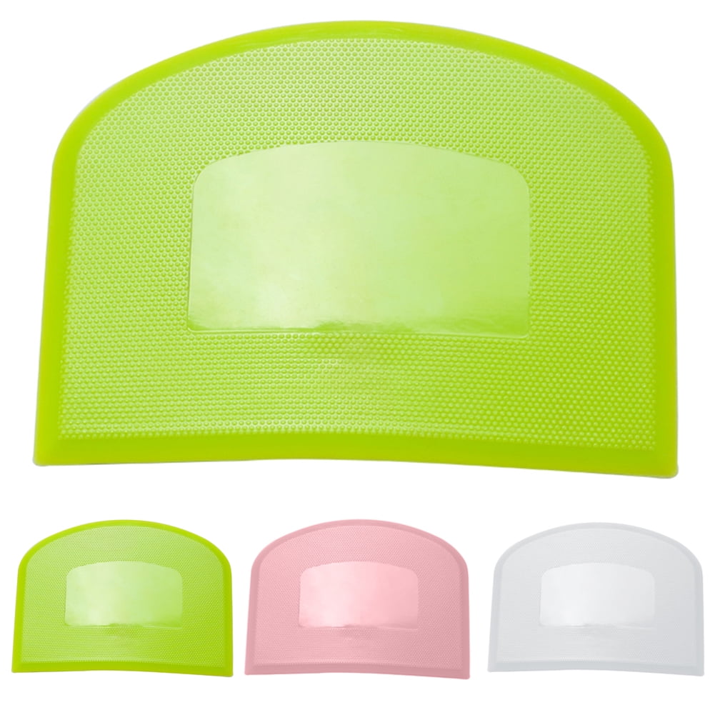 Shenmeida 4Pcs Dough Scraper Bowl Scraper Food-safe Plastic Dough ...