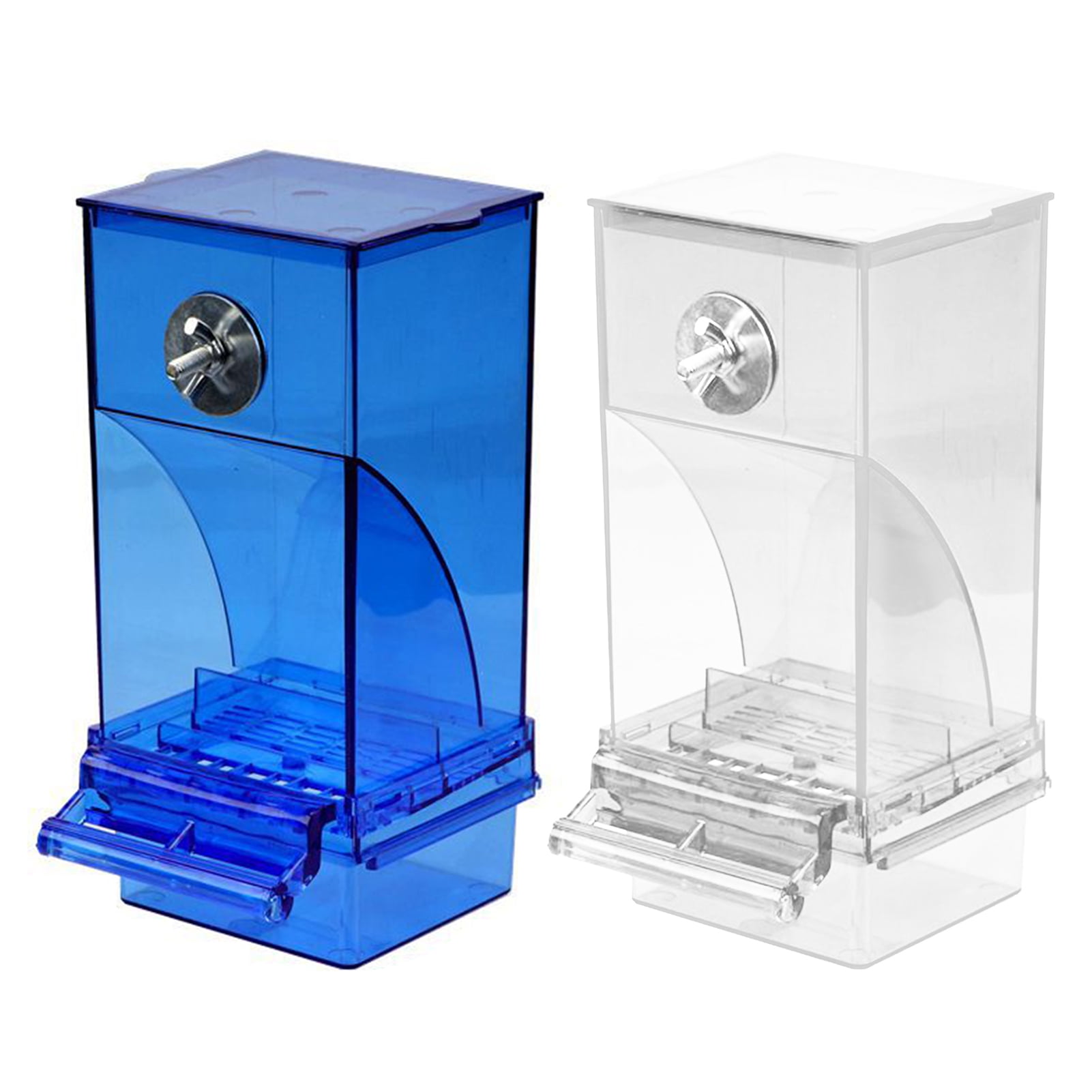 Shenmeida No-Mess 1-Perch Multi-Bird Feeder with Integrated Automatic ...