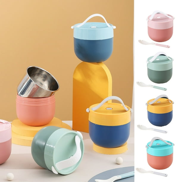 Shenmeida Soup Cup Lunch Box Stainless Steel Meal Prep Containers, Food ...