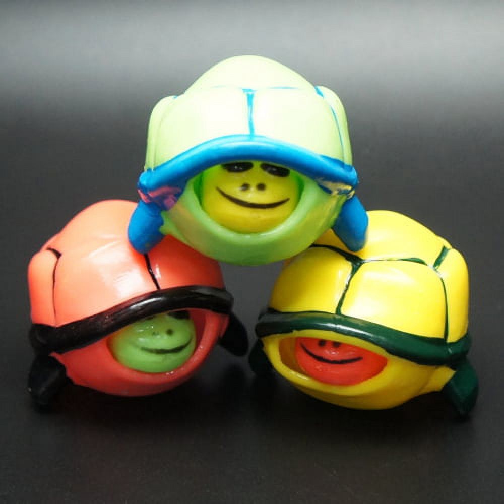 Shenmeida Stretching Shrunken Head Turtle Toys, Unique Decompression ...