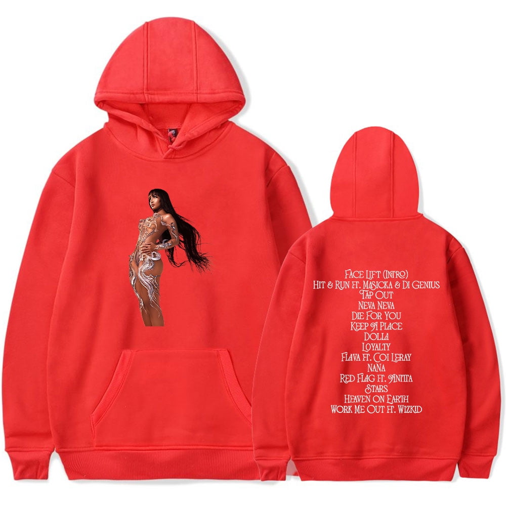 Shenseea Hoodies Never Gets Late Here Tour Merch Women Men Long Sleeve ...