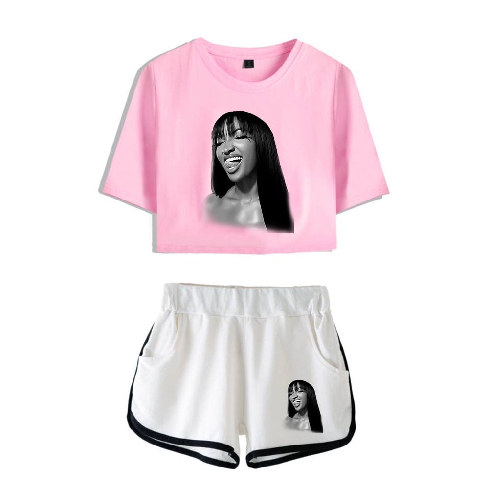 Shenseea Vintage Never Gets Late Here Tour Merch 2 Pieces Sets Crewneck ...