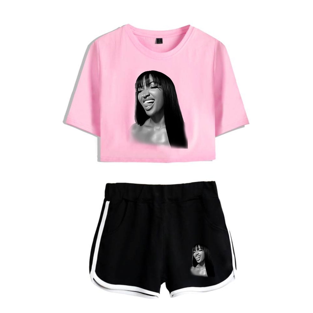 Shenseea Vintage Never Gets Late Here Tour Merch 2 Pieces Sets Crewneck ...