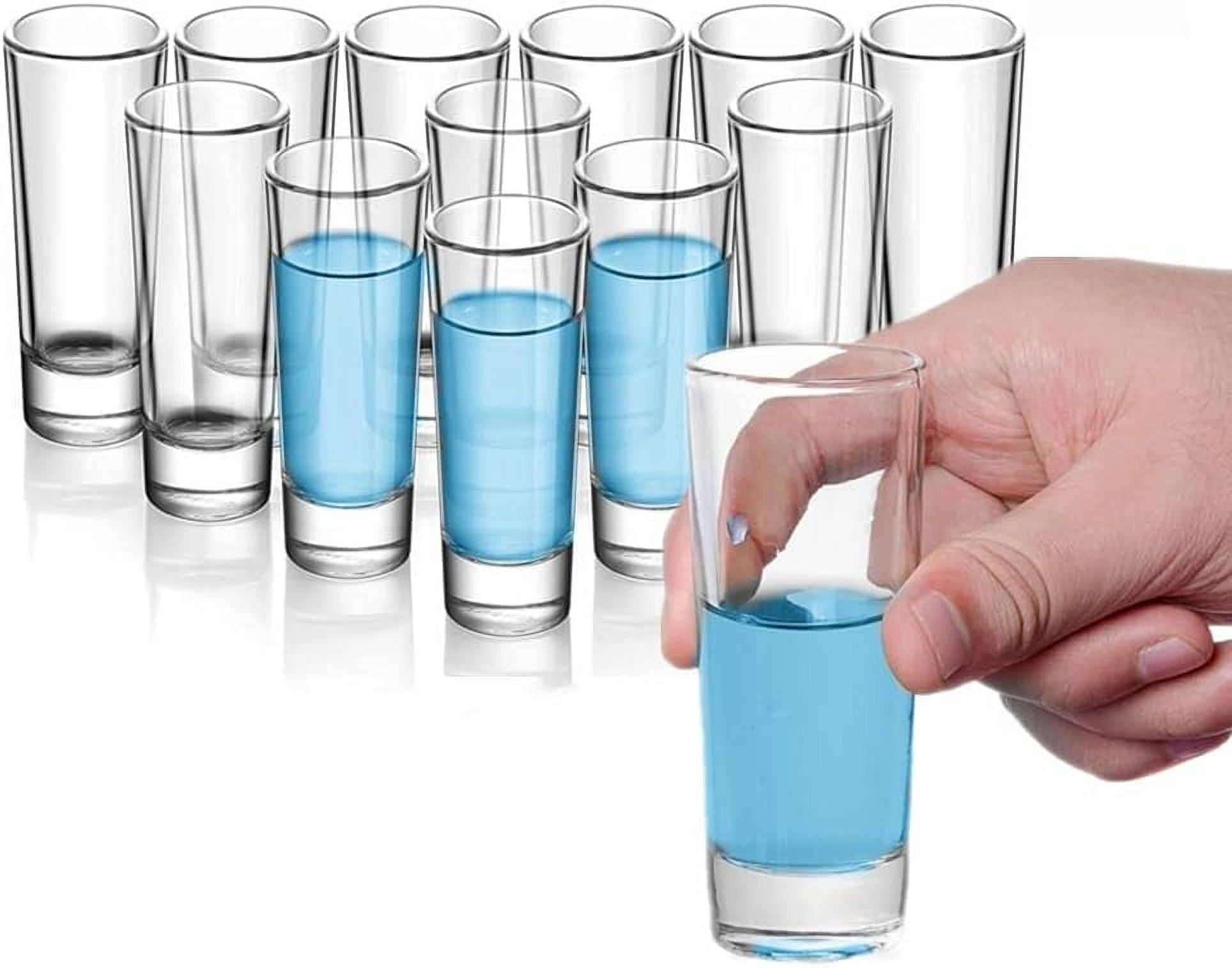 Shensha 12-Pack 2 Oz Clear Glass Shot Glasses Set - Walmart.com