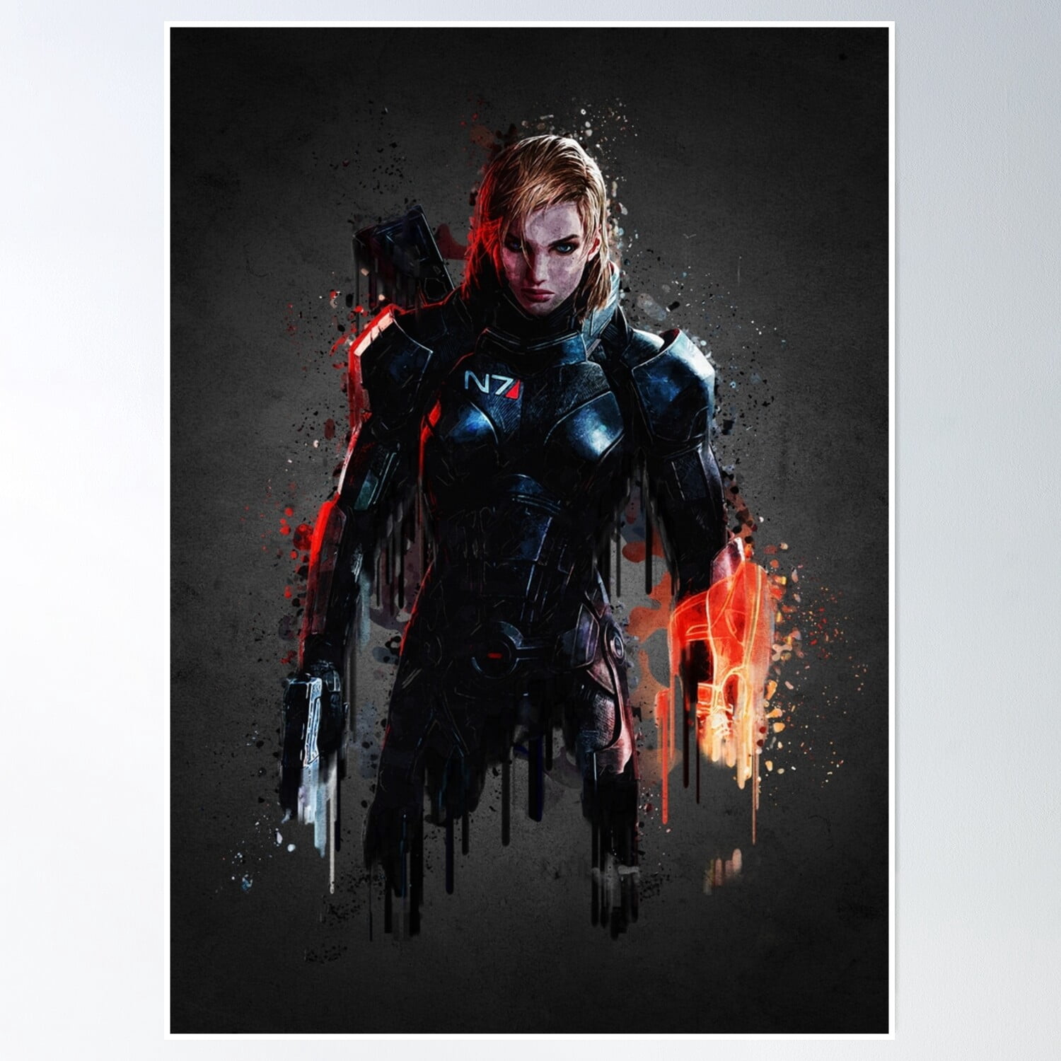 Shepard Galactic Commander | Star Warrior Design | Unique Sci-Fi Art ...