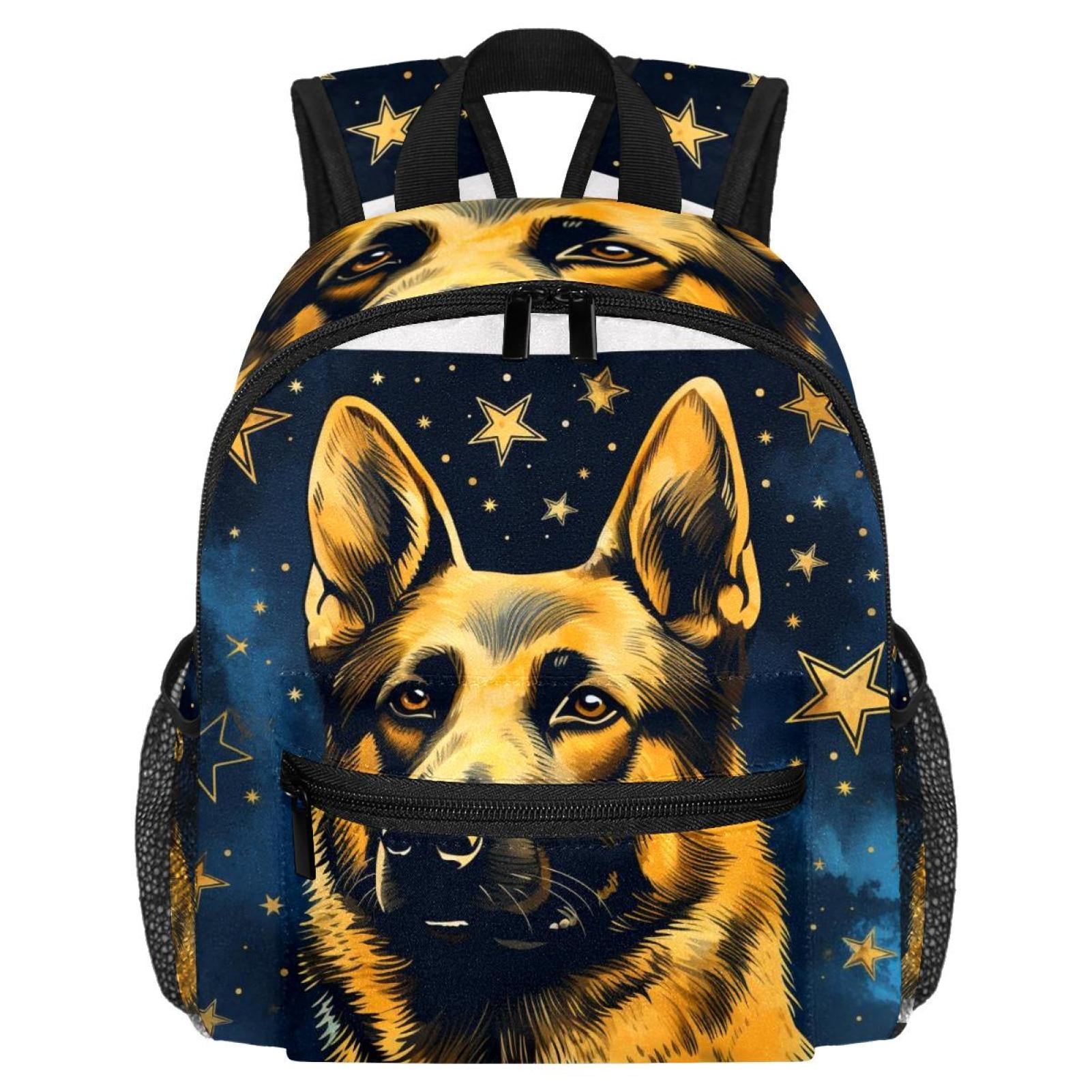Shepherd Dog Airport Backpack Preppy Cute Mini Shoulder School Backpack ...