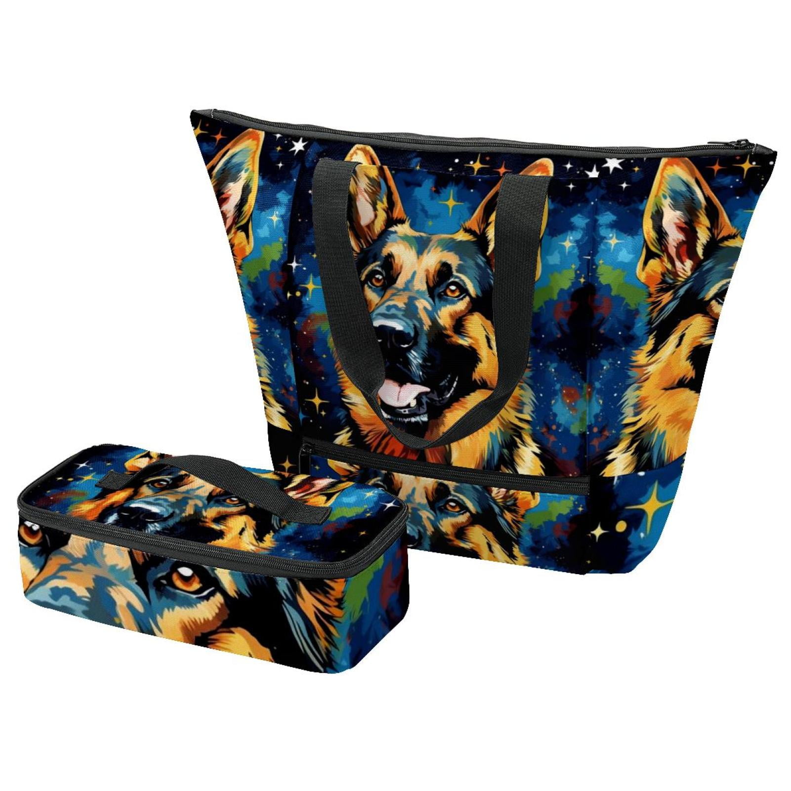 Shepherd Dog Animal Travel Duffel Bag Sports Tote Gym Bags Shoulder ...