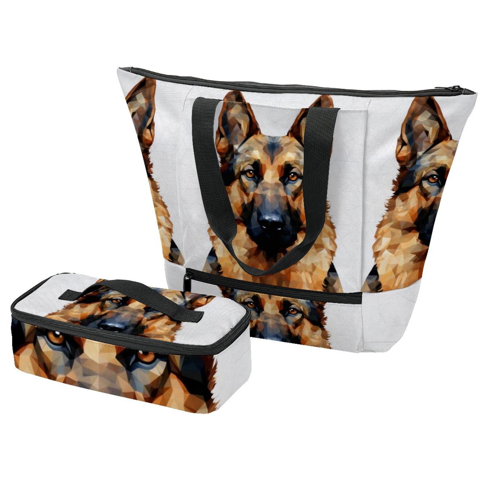 Shepherd Dog Animal Travel Duffel Bag Sports Tote Gym Bags Shoulder ...