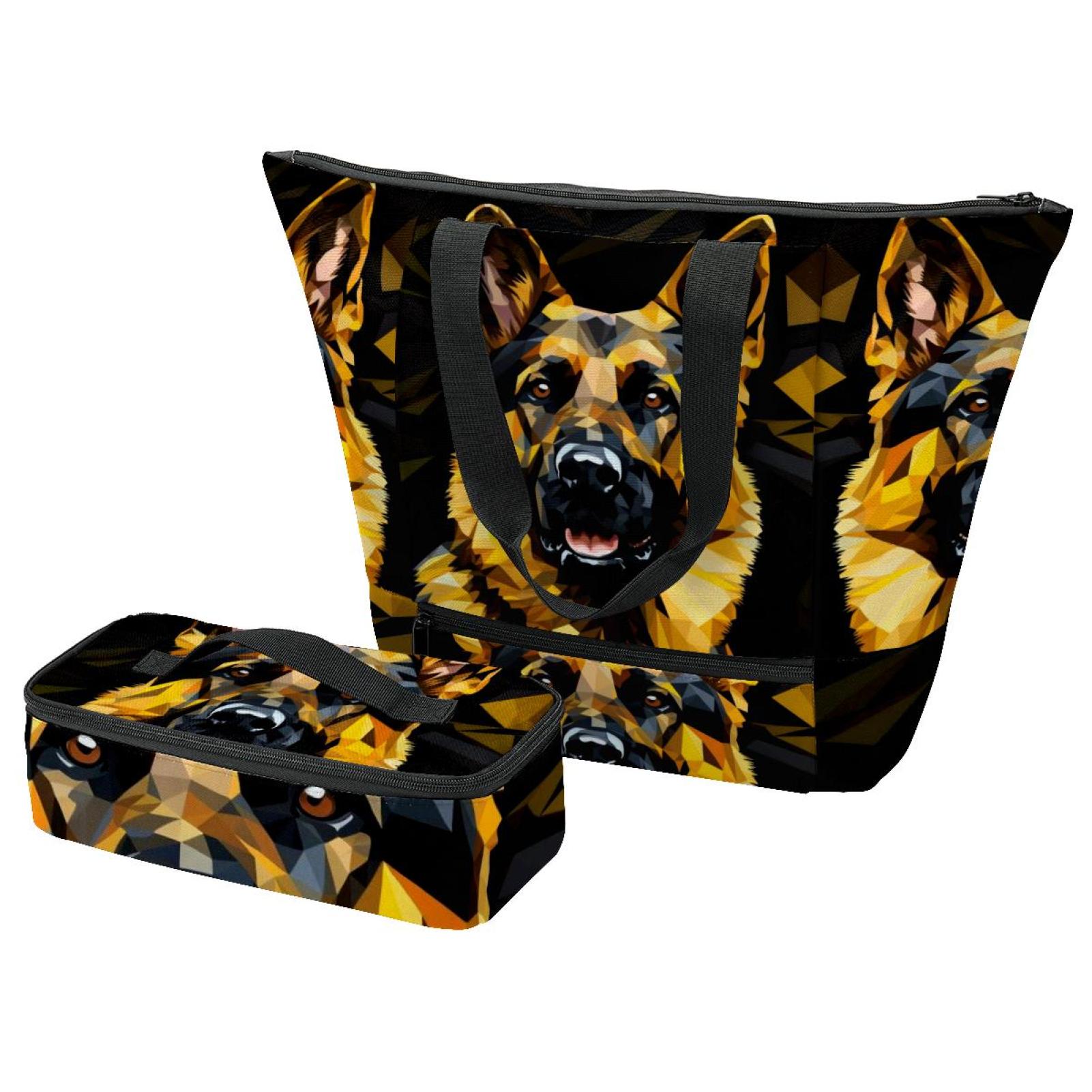 Shepherd Dog Animal Travel Duffel Bag Sports Tote Gym Bags Shoulder ...