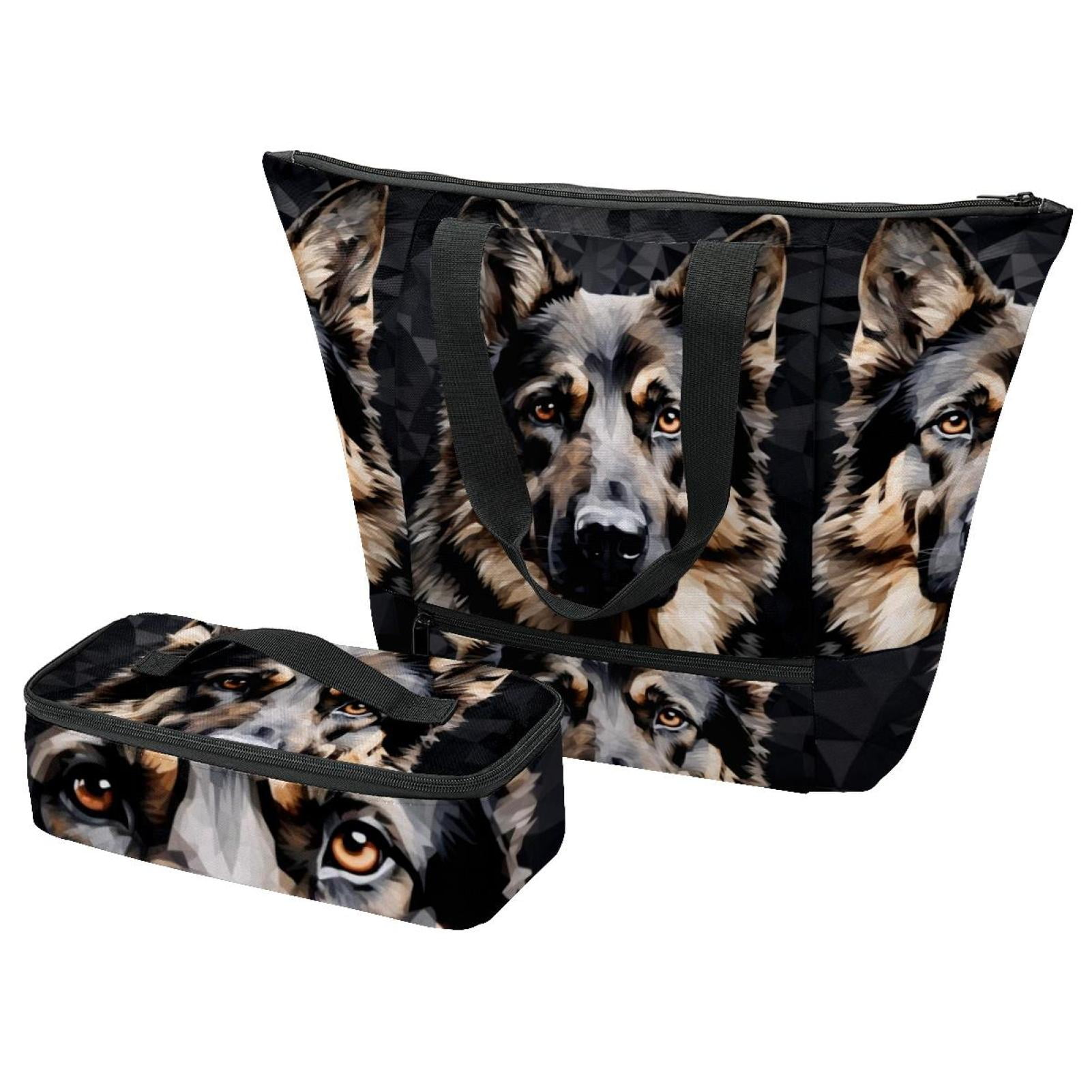 Shepherd Dog Animal Travel Duffel Bag Sports Tote Gym Bags Shoulder ...