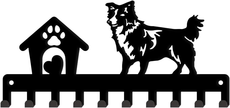 Shepherd Dog Key Hook Dog House Key Holder Animal Decorative 10 Hooks ...