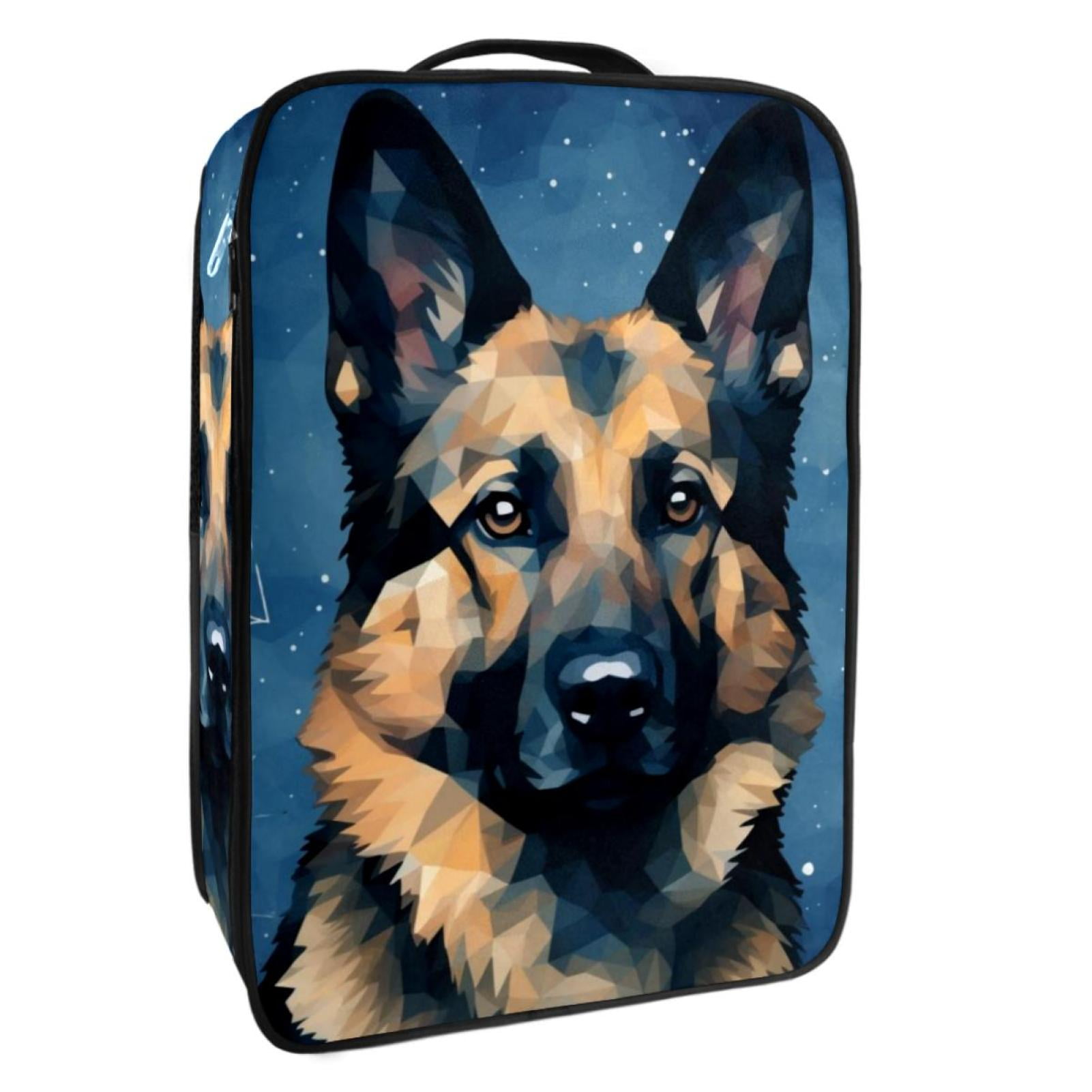 Shepherd Dog Polyester Shoe Box Organizer - Spacious 23x31cm/9x12in ...
