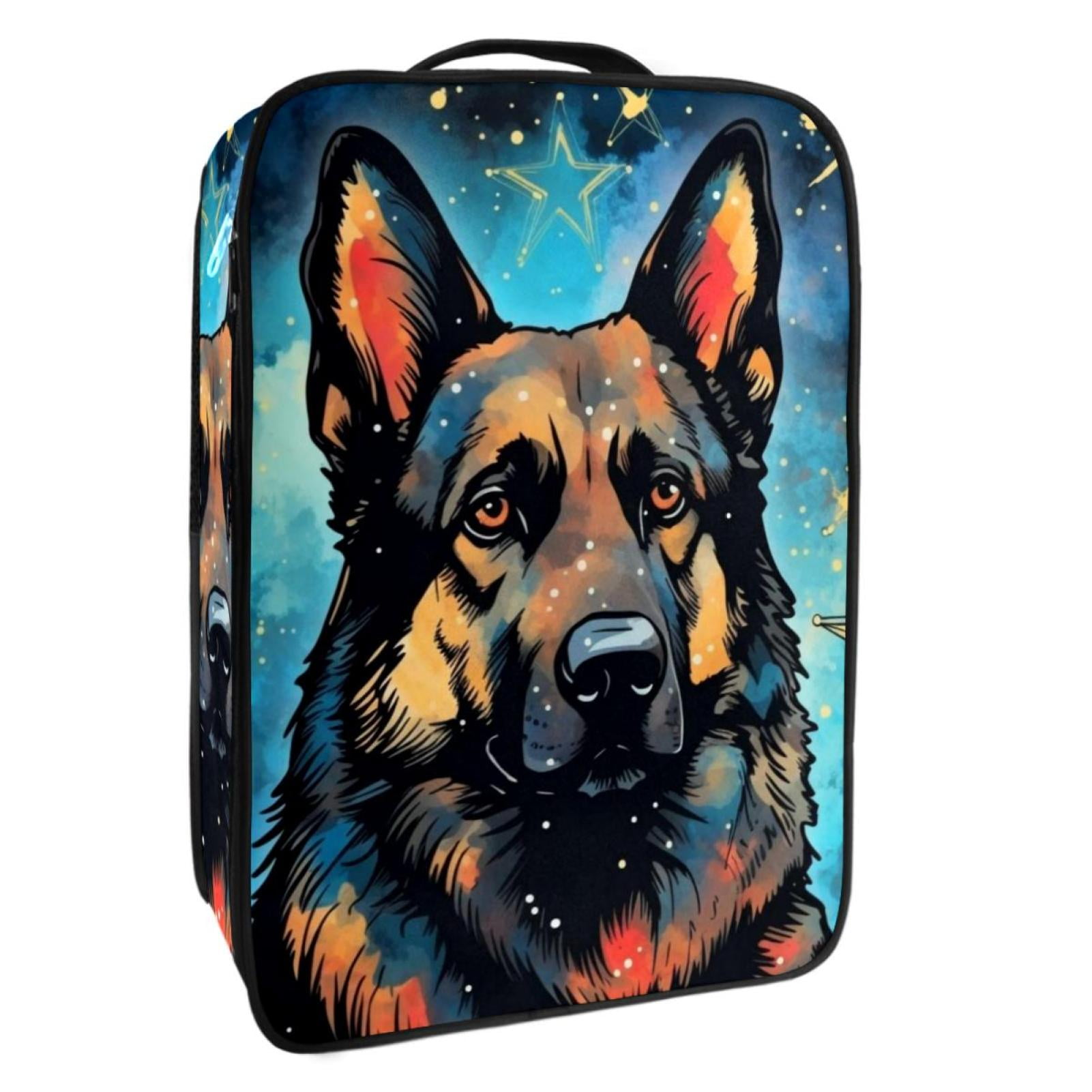 Shepherd Dog Polyester Shoe Boxes Organizer Storage Solution for Closet ...