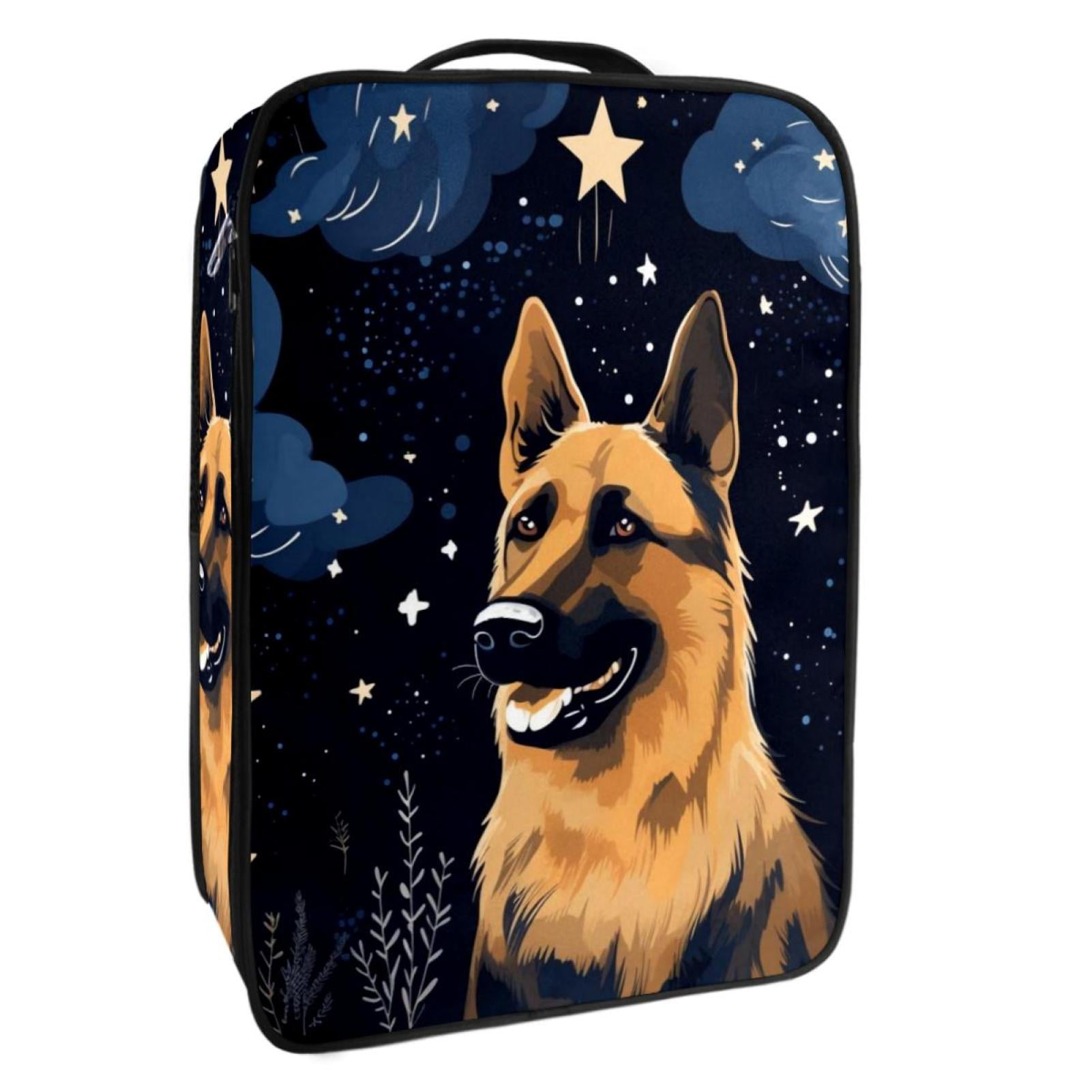 Shepherd Dog Polyester Shoe Boxes Organizer for Neat and Tidy Storage ...