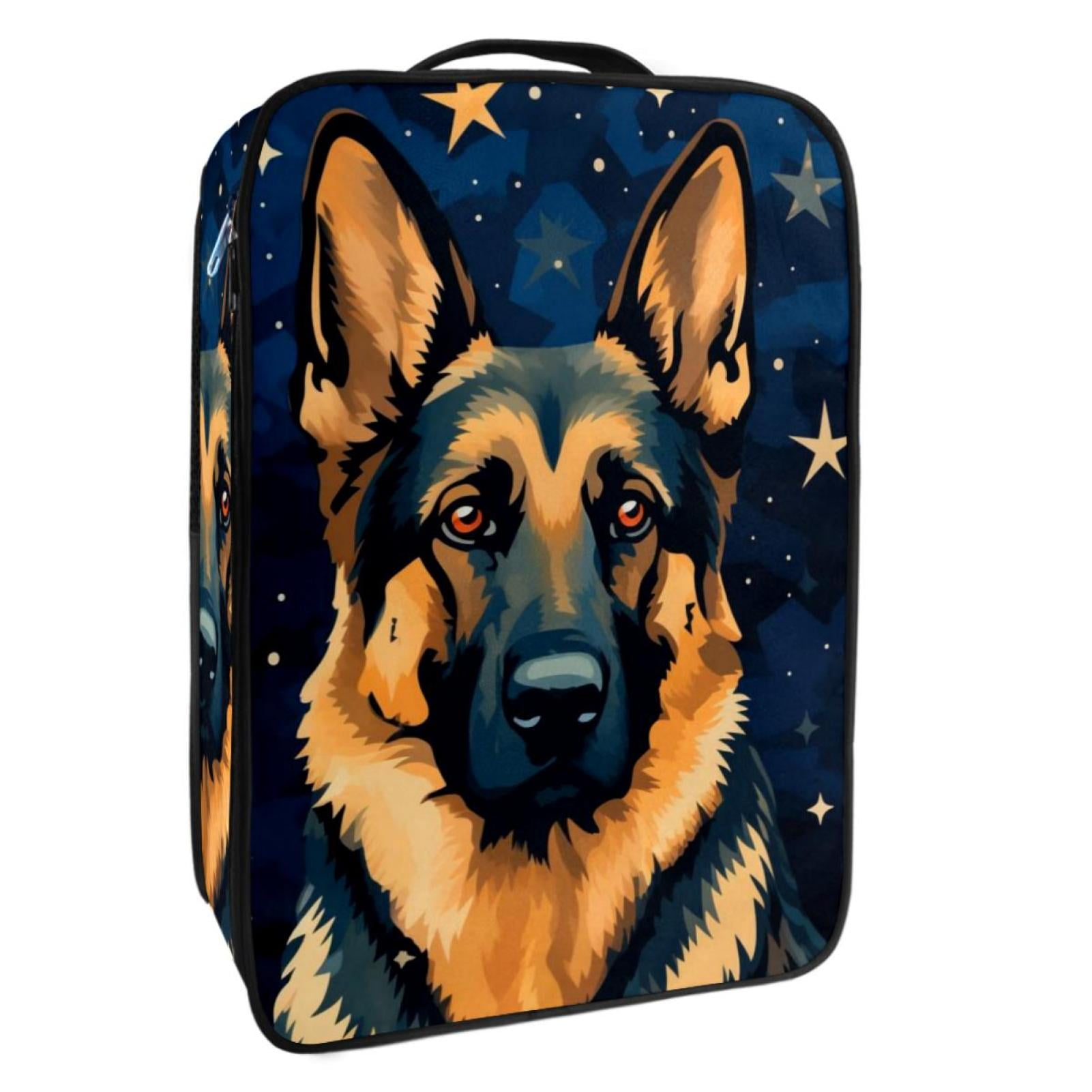 Shepherd Dog Polyester Shoe Organizer Box - Compact 23x31cm Size for ...