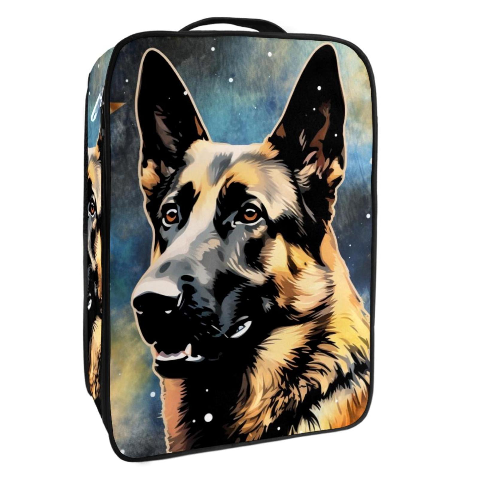 Shepherd Dog Polyester Shoe Storage Box Organizer, 23x31cm/9x12in ...