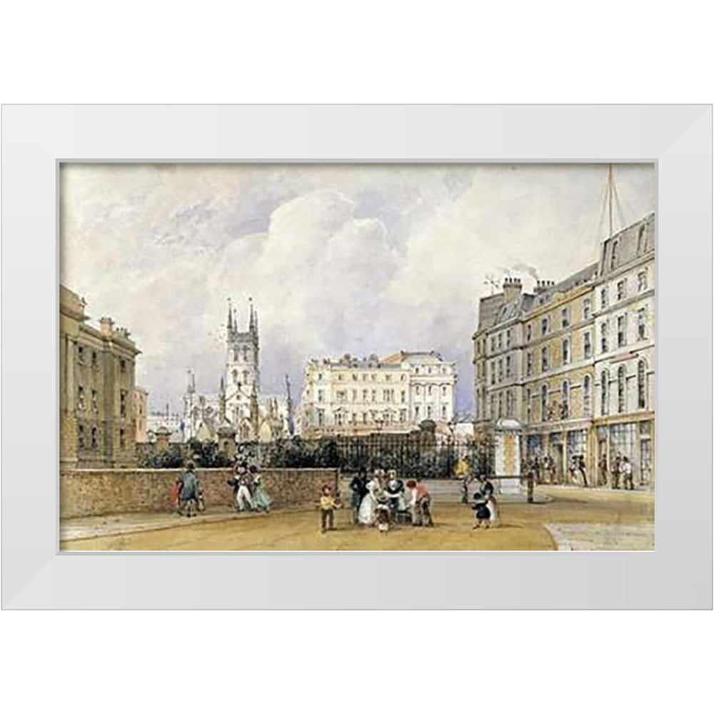 Shepherd, George Sidney 14x11 White Modern Wood Framed Museum Art Print ...