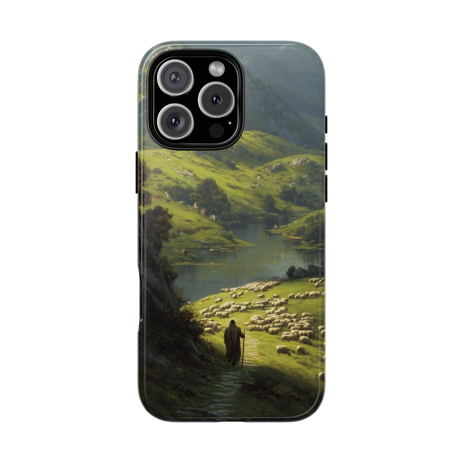 Shepherd Green Hill Valley Pasture Case for iPhone 17 11 12 13 14 15 16 ...