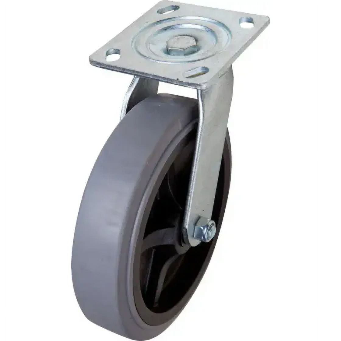 Shepherd Hardware 3186 Grey Thermoplastic Rubber Wheel 8 Inch Swivel ...