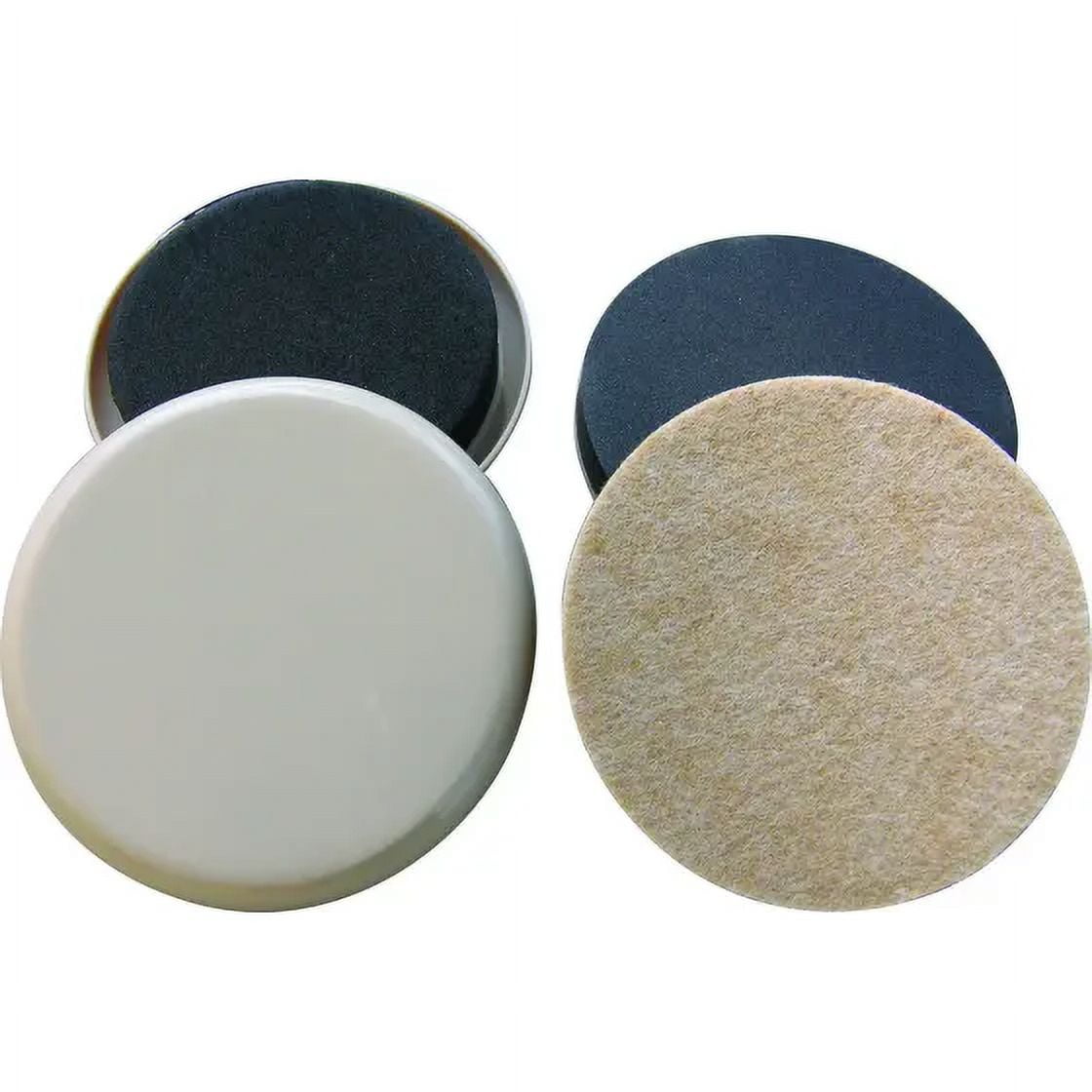 Shepherd Hardware 3960 Sliders And Glide Pad Set 3-1/2 Inch Round 8 ...