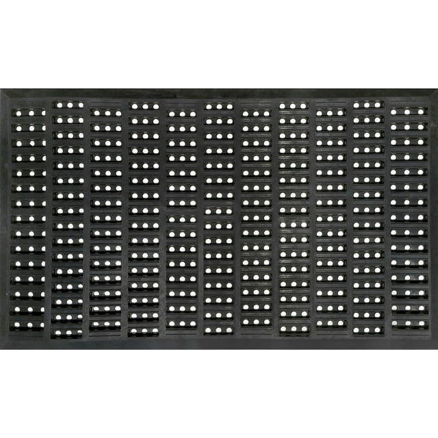 Shepherd Hardware 8100E Indoor/Outdoor Recycled Rubber Floor Mat - 18 x ...