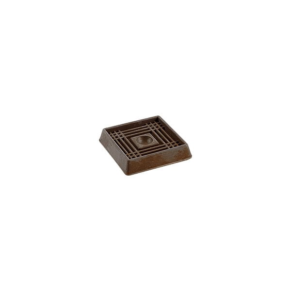 Shepherd Hardware 9074 1-5/8-Inch Square Rubber Furniture Cups, 4-Pack ...