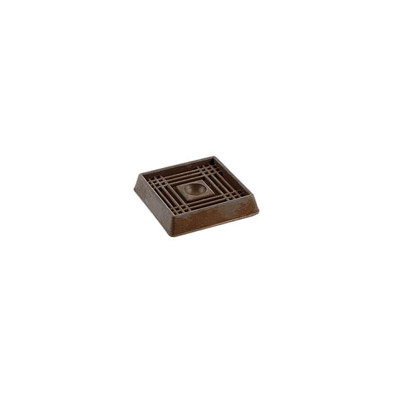 Shepherd Hardware 9074 1-5/8-Inch Square Rubber Furniture Cups, 4-Pack ...